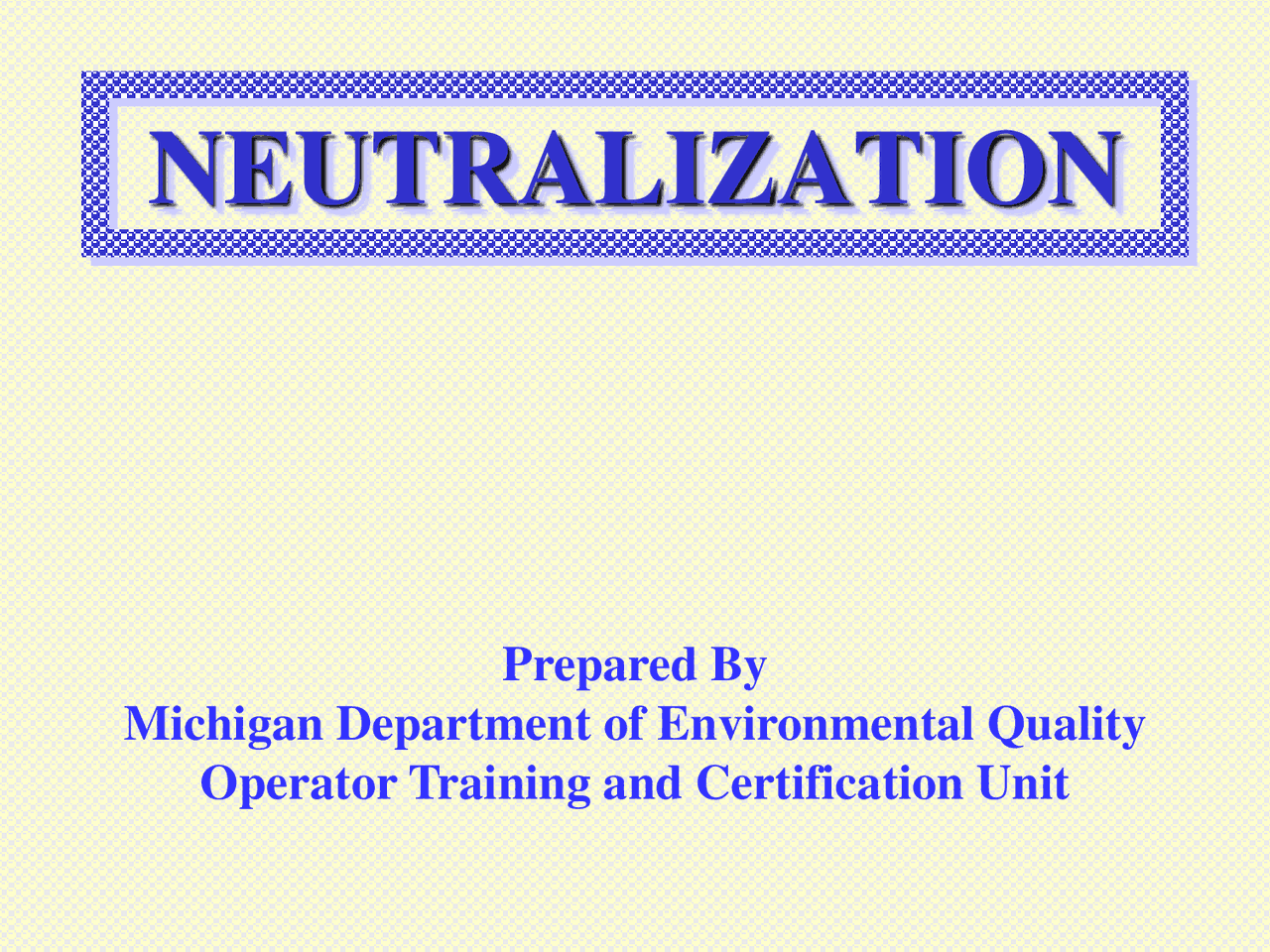 Acid-base Neutralization theory - Docsity
