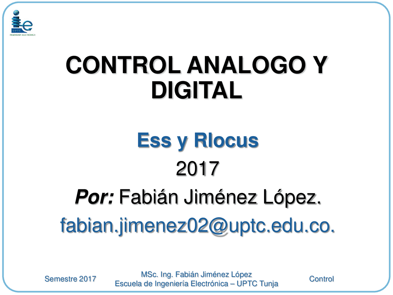 Rlocus matlab para control - Docsity