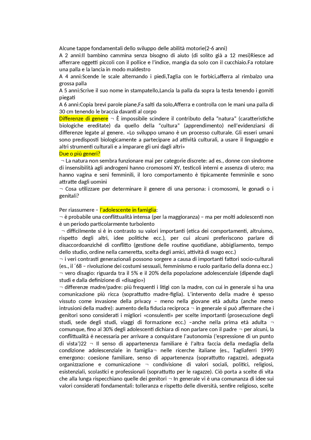 Fondamenti Di Psicologia Generale Docsity