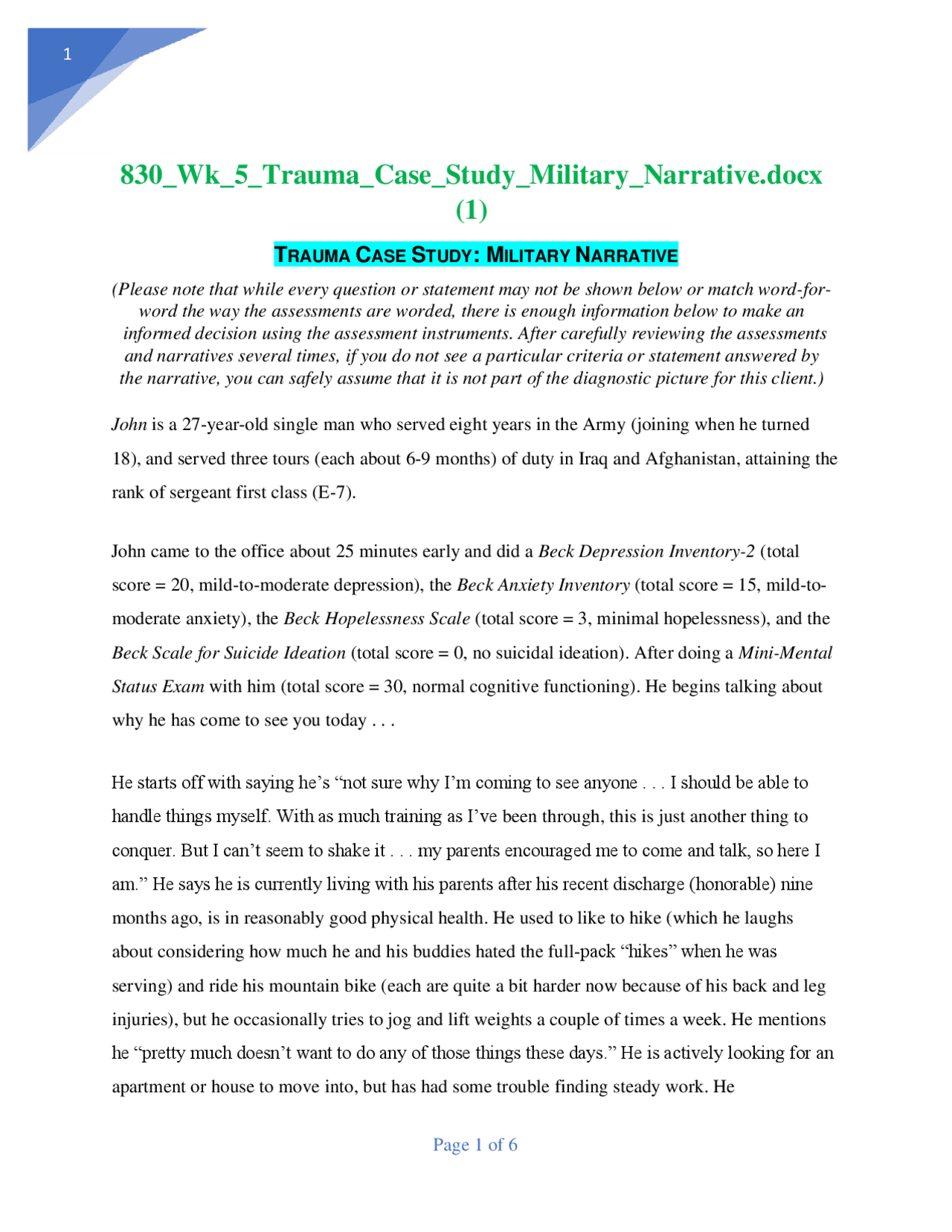 830_Wk_5_Trauma_Case_Study_Military_Narrative.docx (1).pdf - Docsity