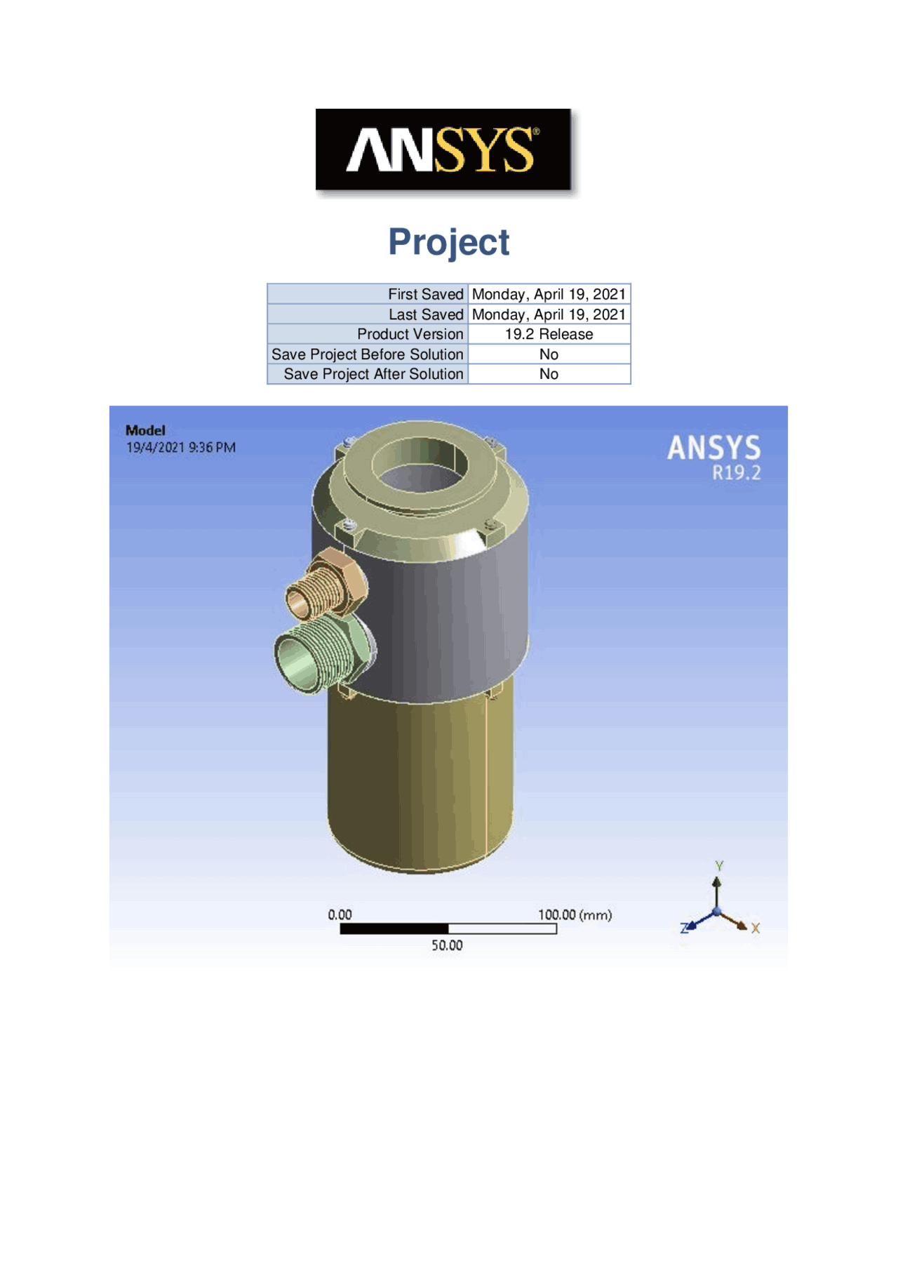 Ansys Report Garbage Disposal | Study Guides, Projects, Research Design ...
