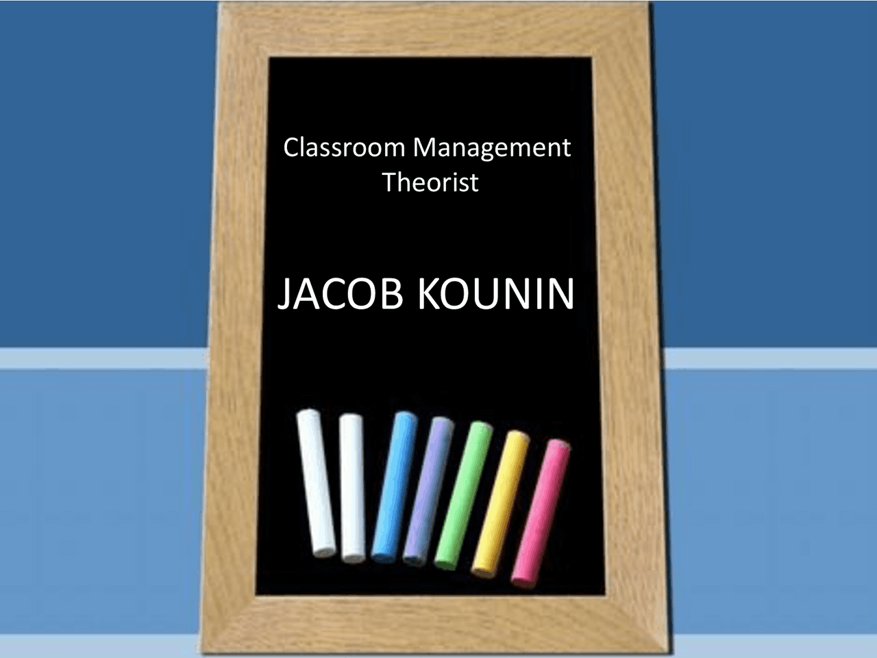 Classroom Management Theorist Jacob Kounin | Slides Management Theory | Docsity