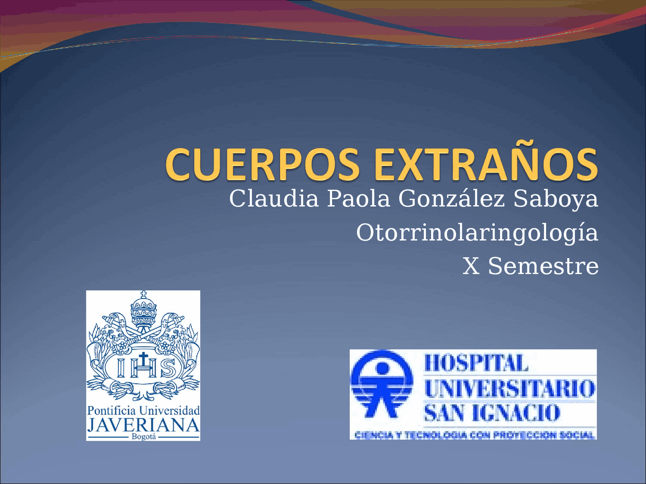 Cirugia Cuerpos Extraños Orl Docsity