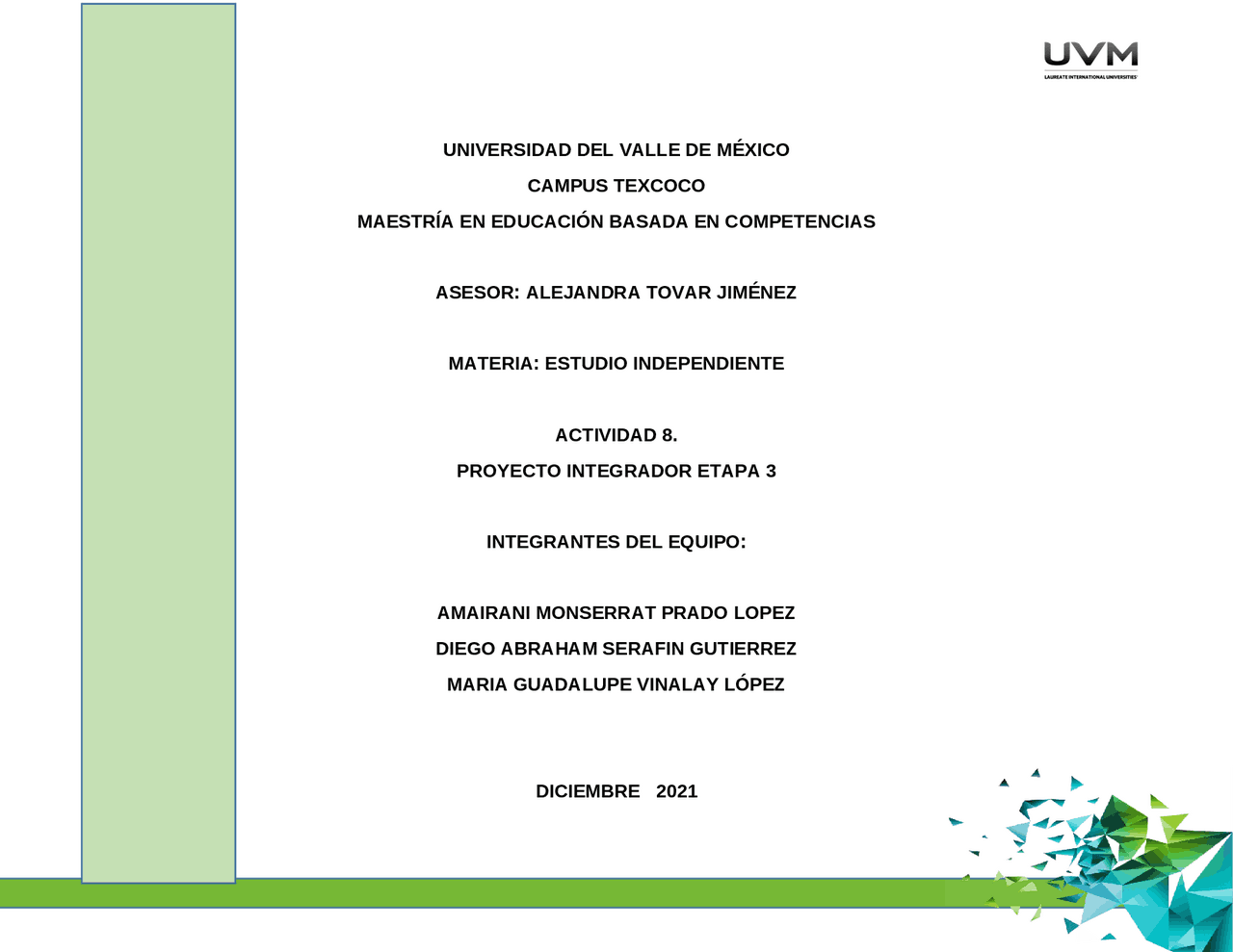 Actividad 3 Proyecto Integrador Docsity