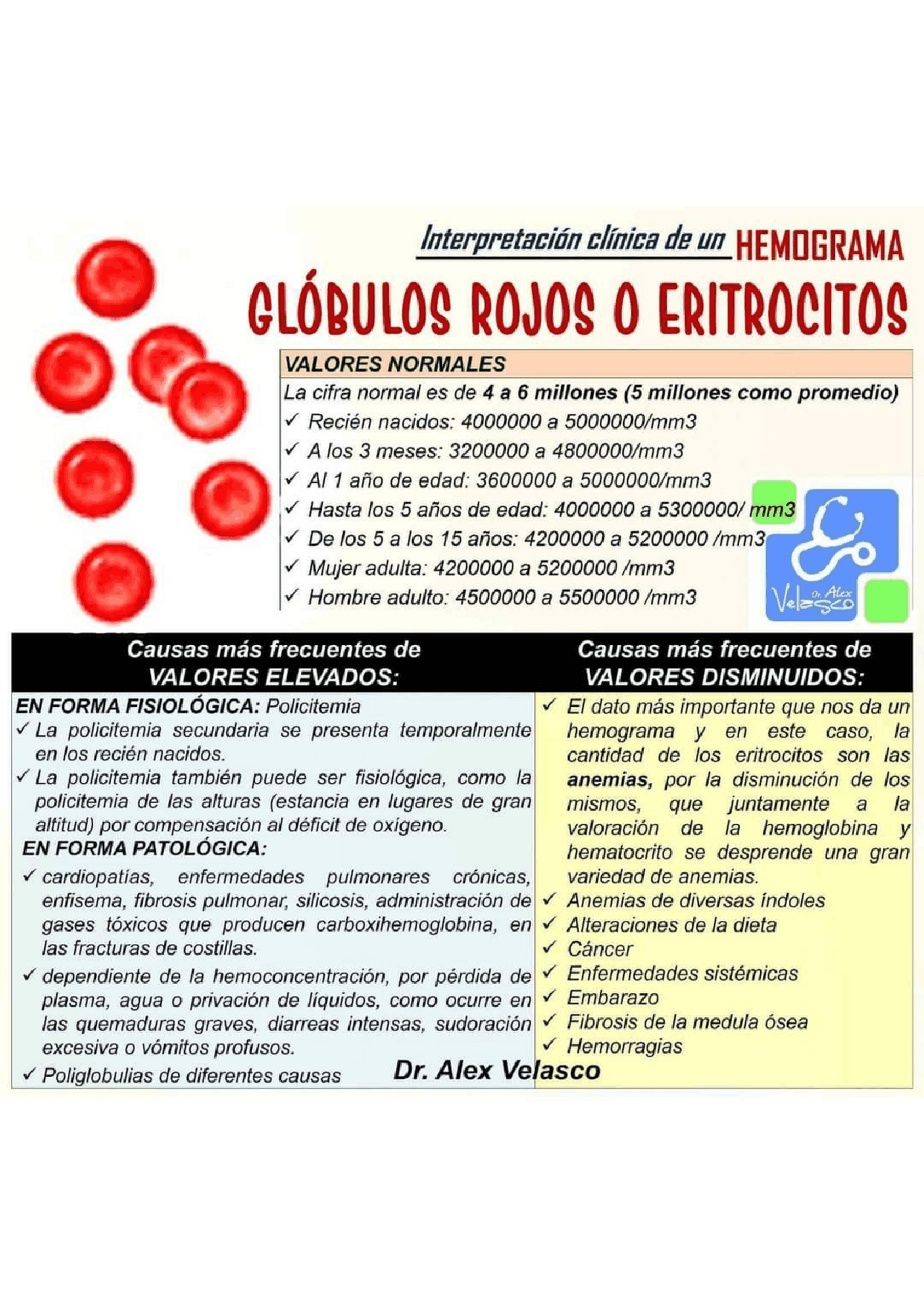 HEMOGRAMA VALORES NORMALES - Docsity