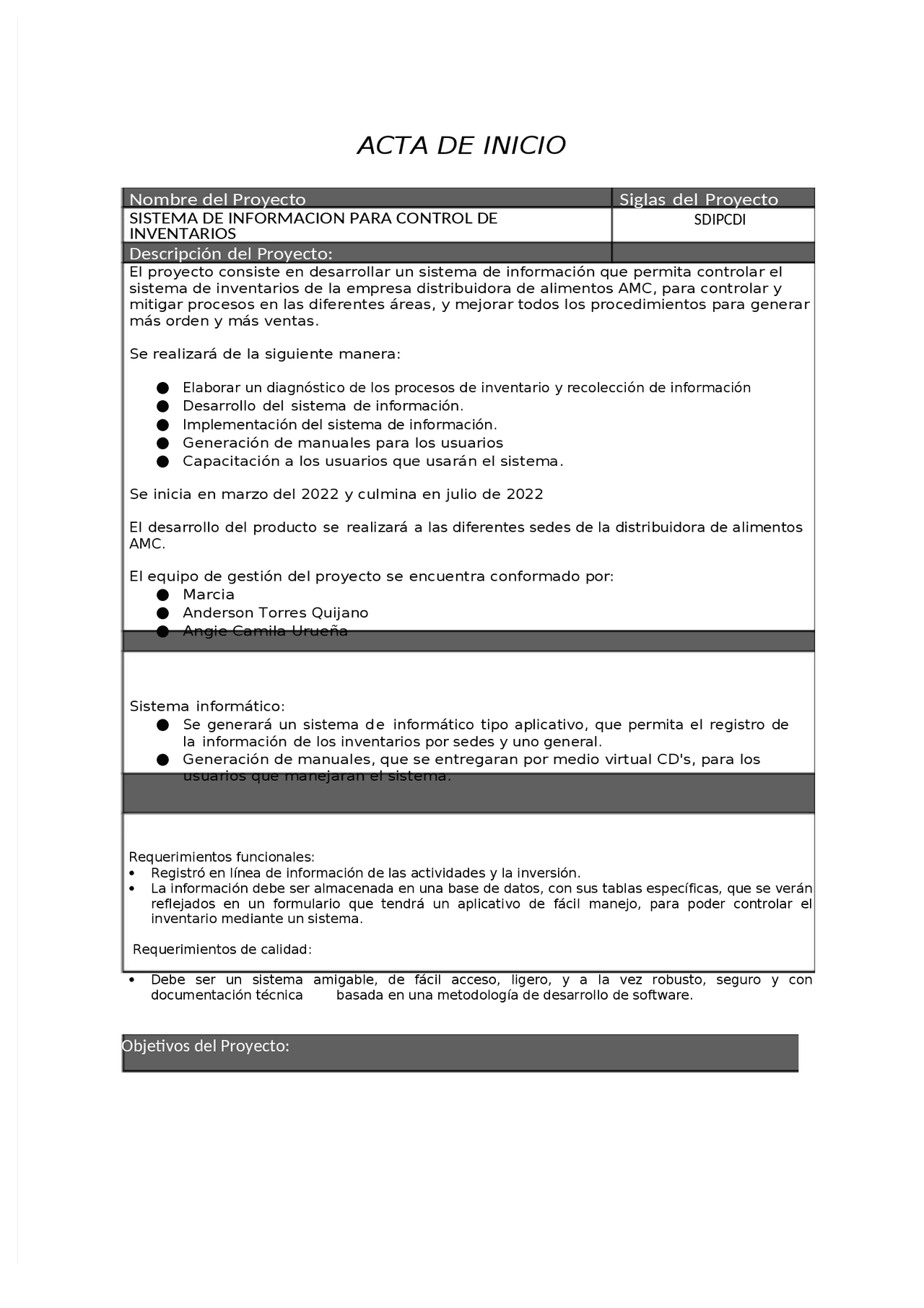 Project Charter Plantilla Ejercicios De Inteligencia Social Docsity Project Charter Plantilla Ejercicios De Inteligencia Social Docsity