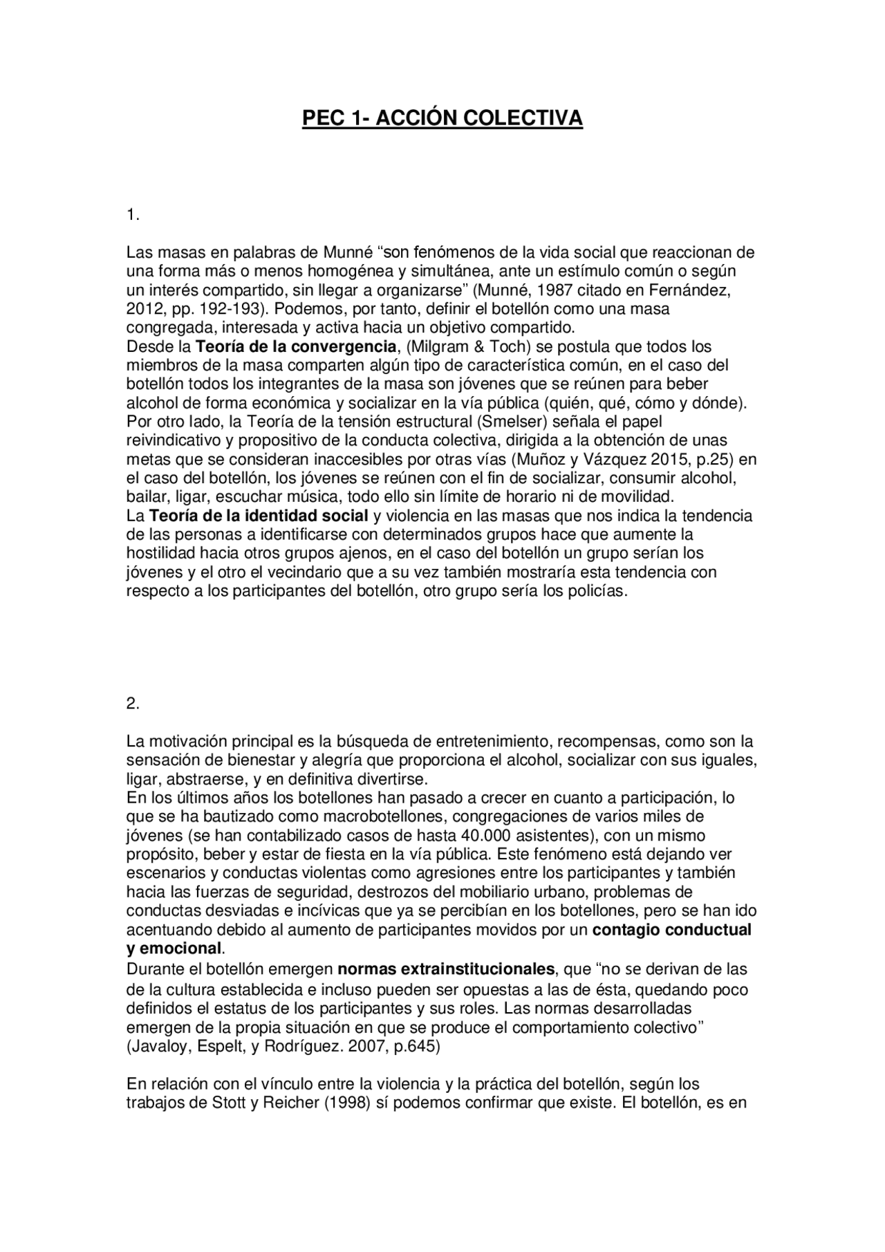 Pec 1 Acción Colectiva Docsity