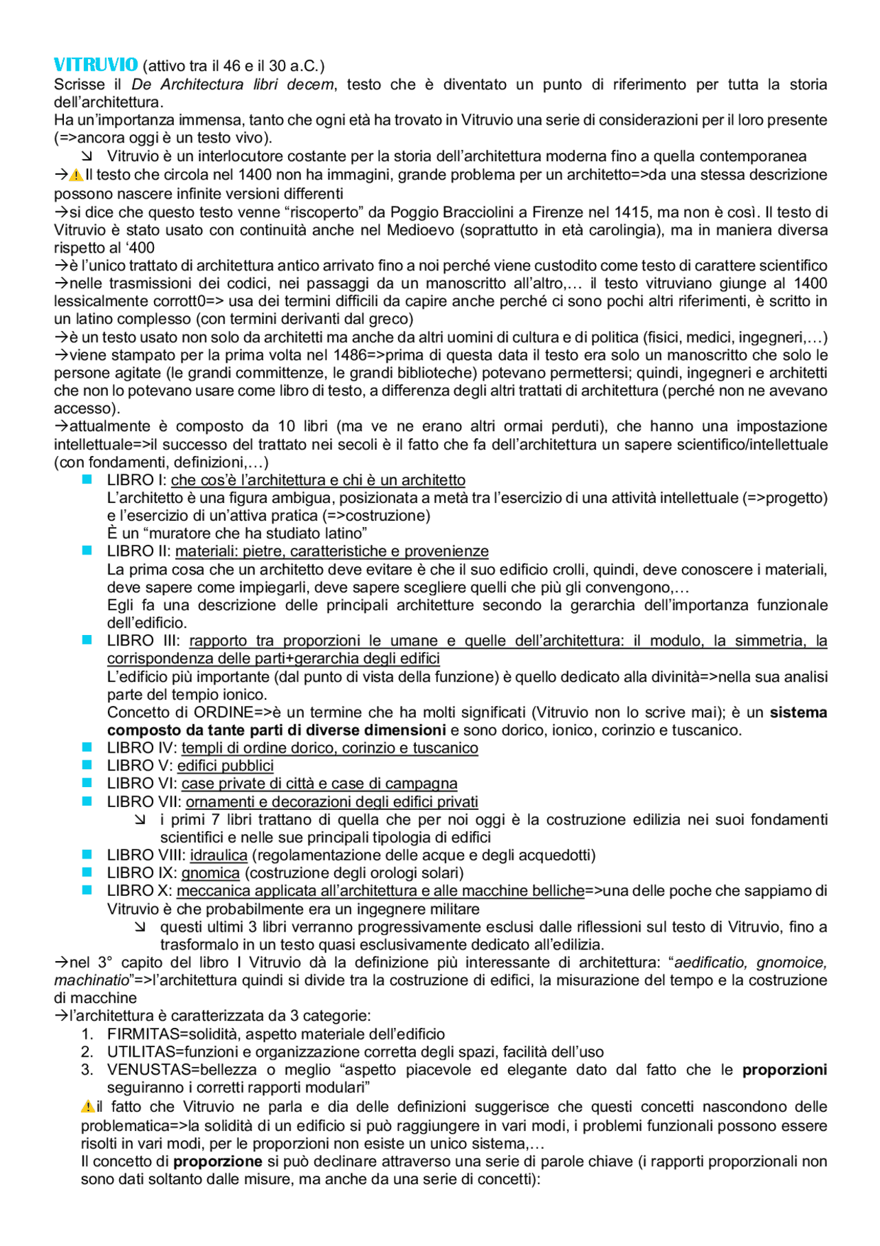 Appunti Completi Storia Dellarchitettura I Parte 1 Docsity