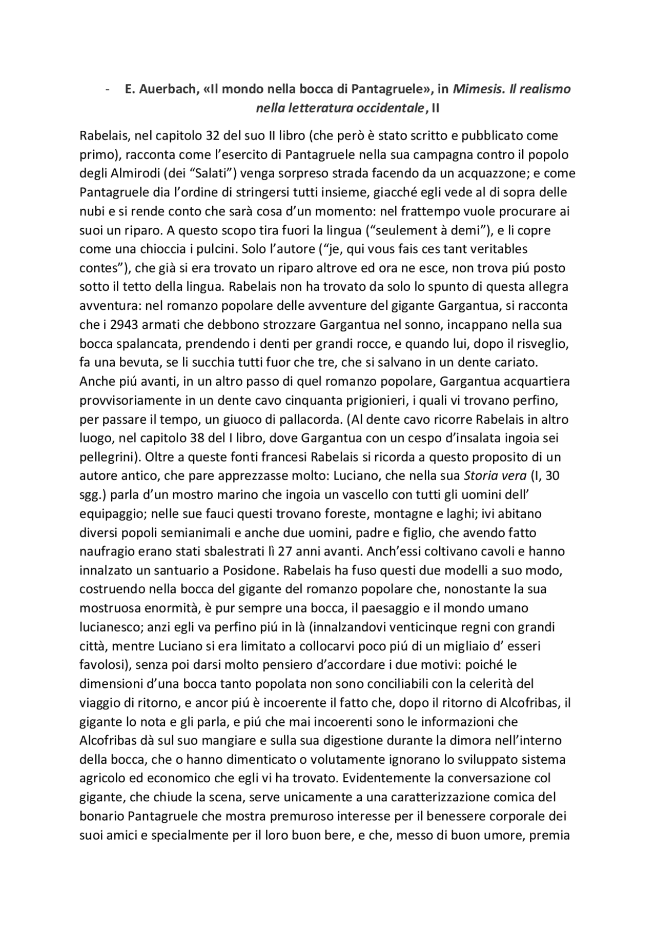 Riassunti Delle Critiche Per Letteratura Francese 1 Prof Michela Lo
