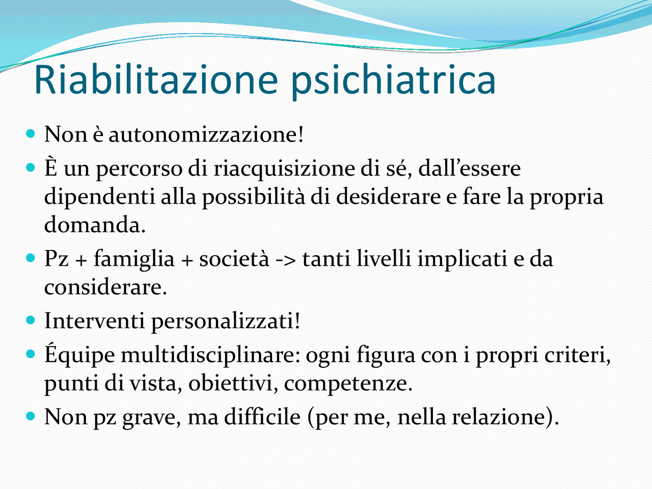 Slide del corso di disagio psichico - Docsity
