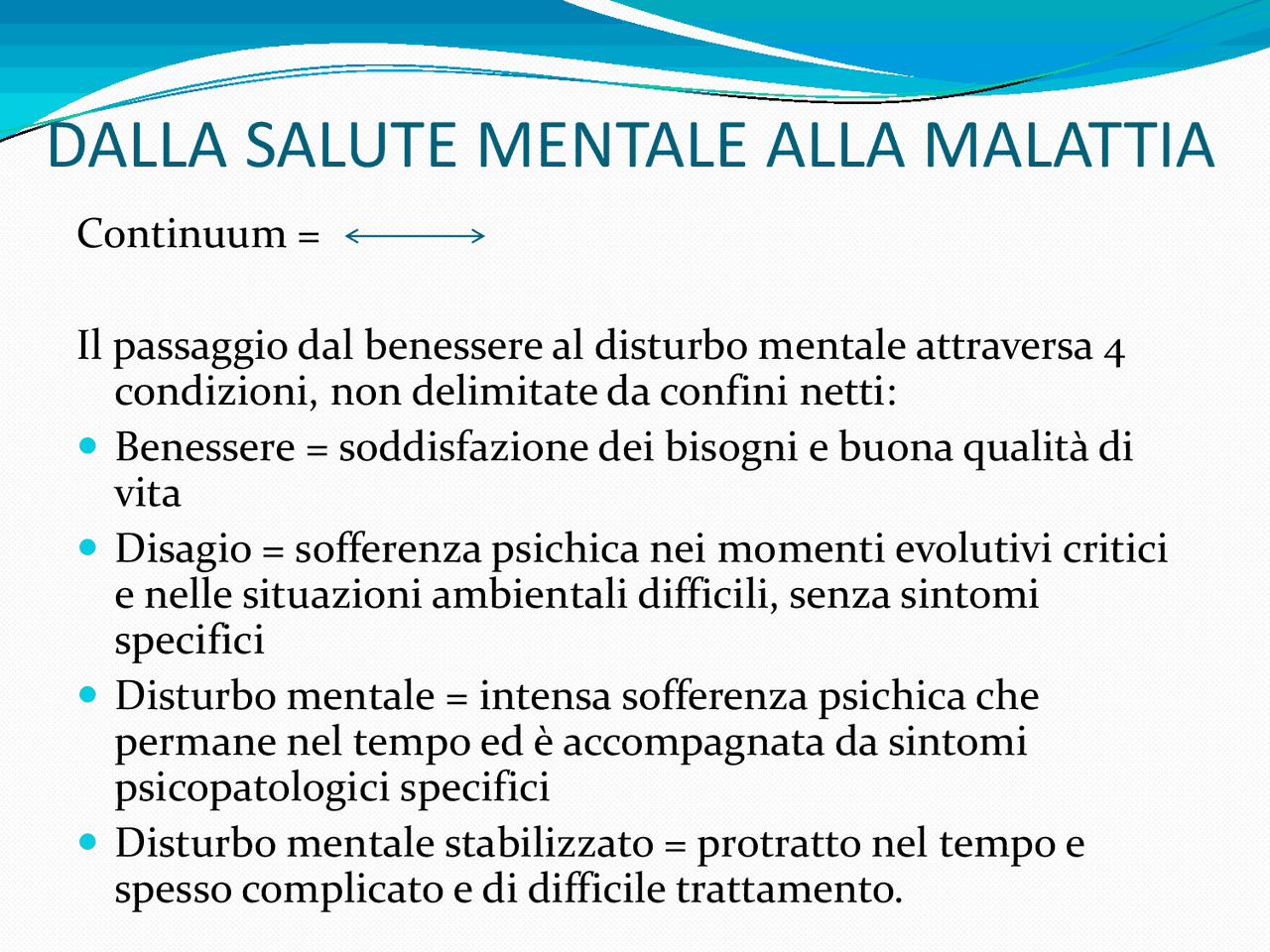Slide riassuntive del corso di disagio psichico | Schemi e mappe ...