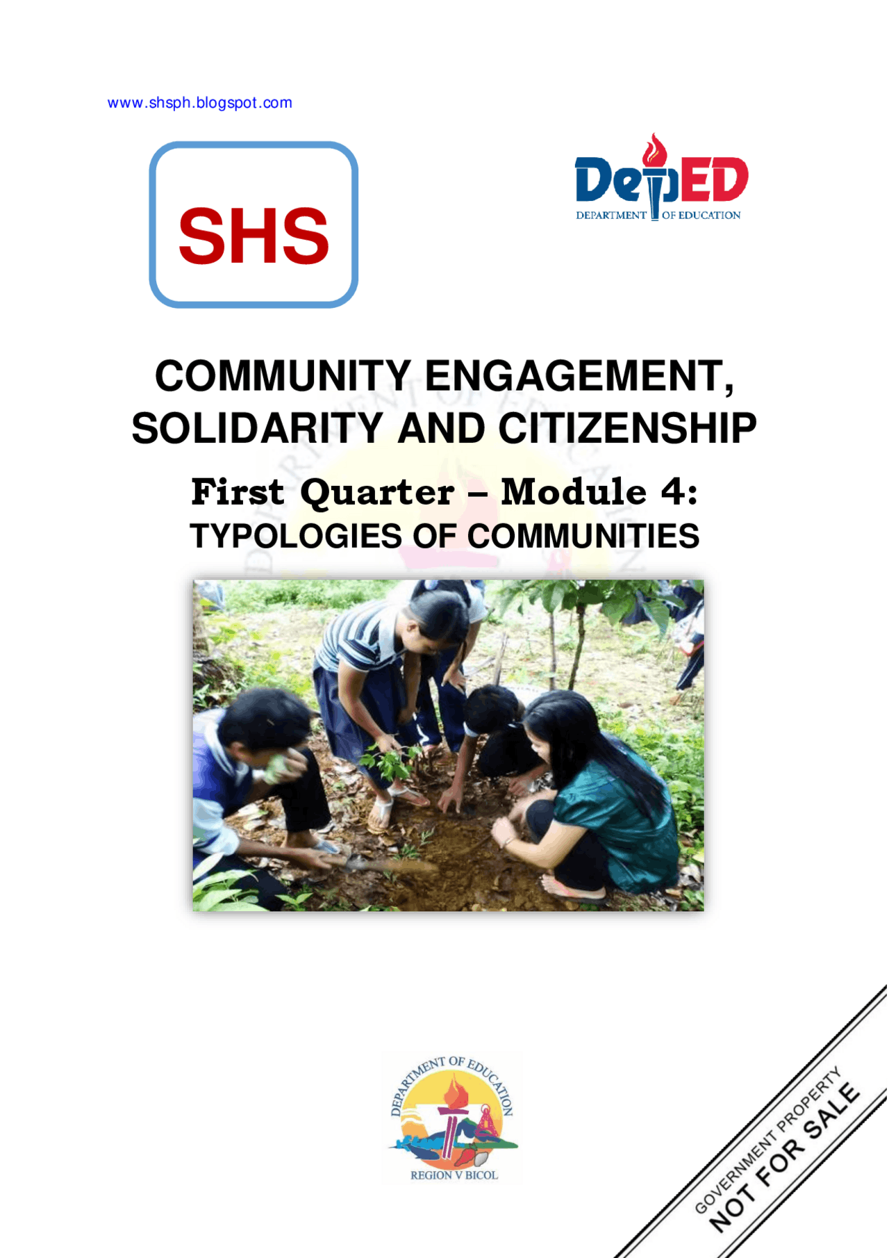 COMMUNITY ENGAGEMENT MODULE 4A | Essays (high school) English | Docsity