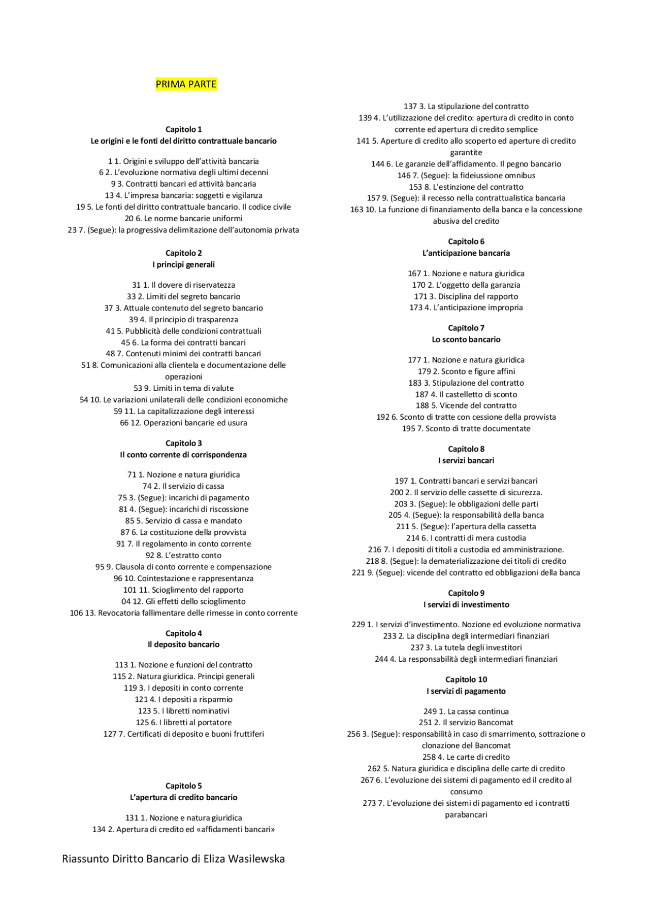 Riassunti Di Diritto Bancario Docsity