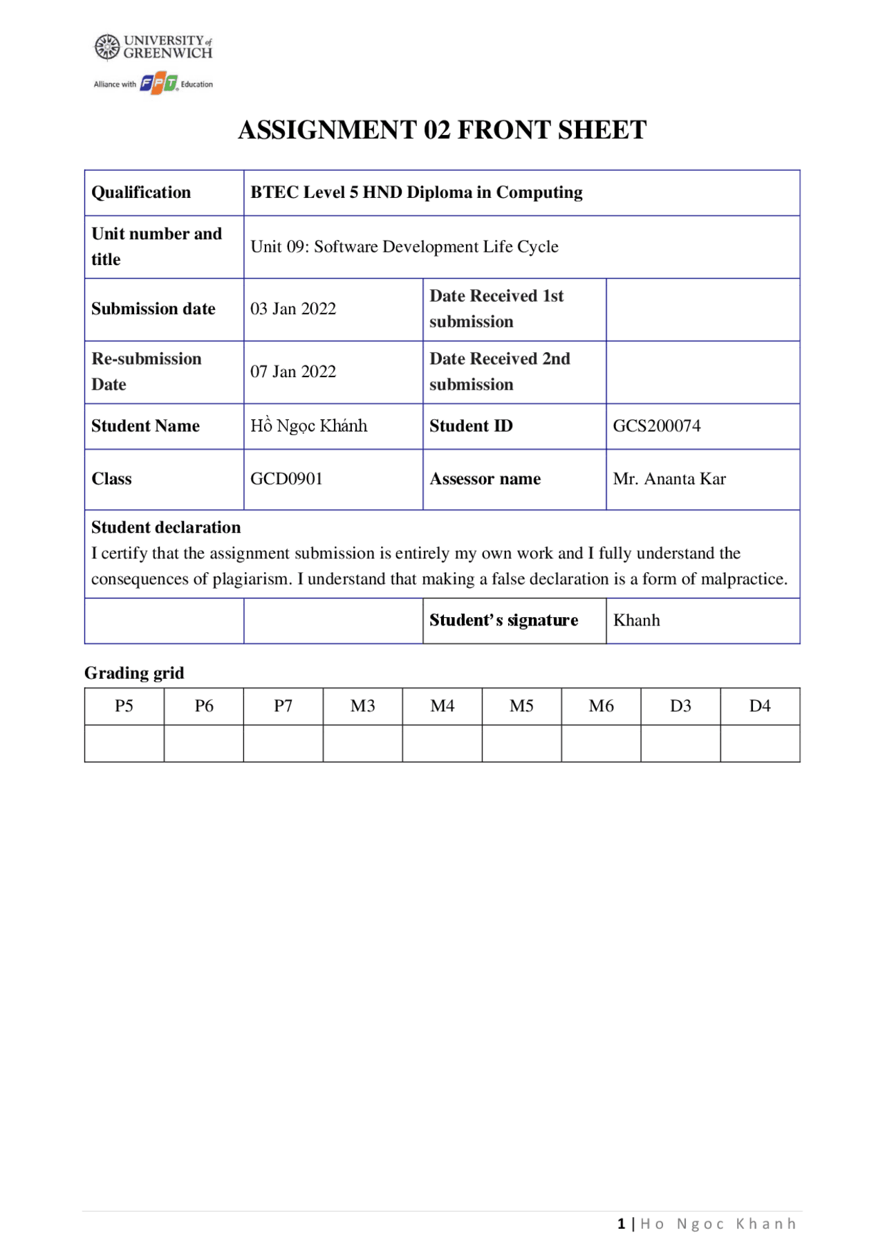 Software Development Life Cycle Assignment 2 Docsity