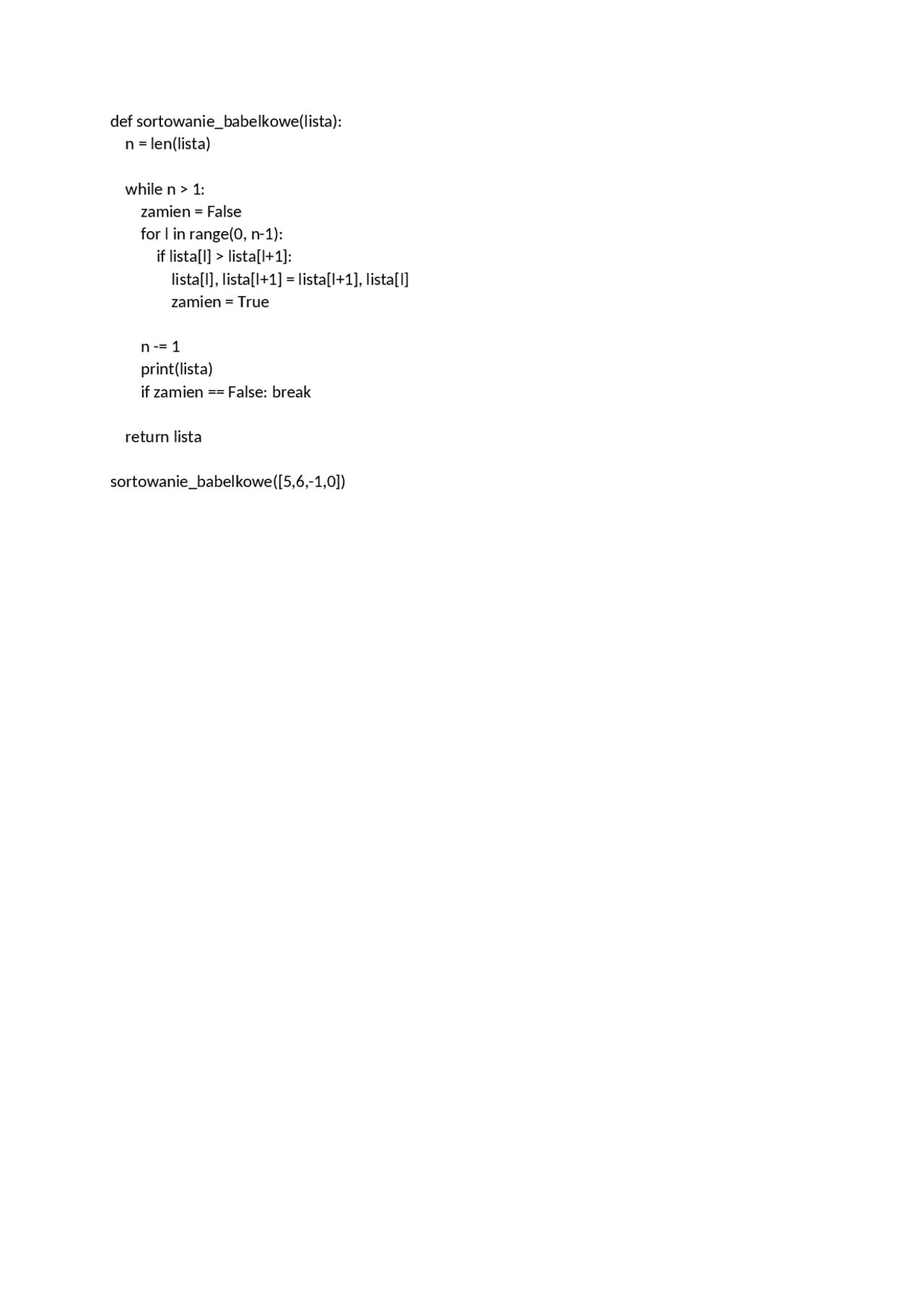 Notatka z jezyka programowania - Python - Docsity