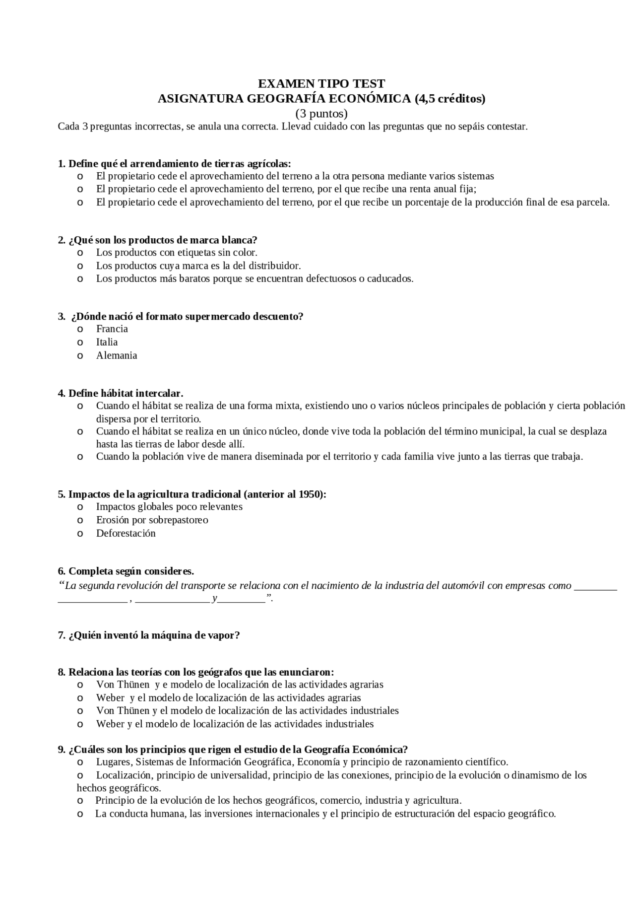 EJERCICIOS PARA PRACTICAR - Docsity