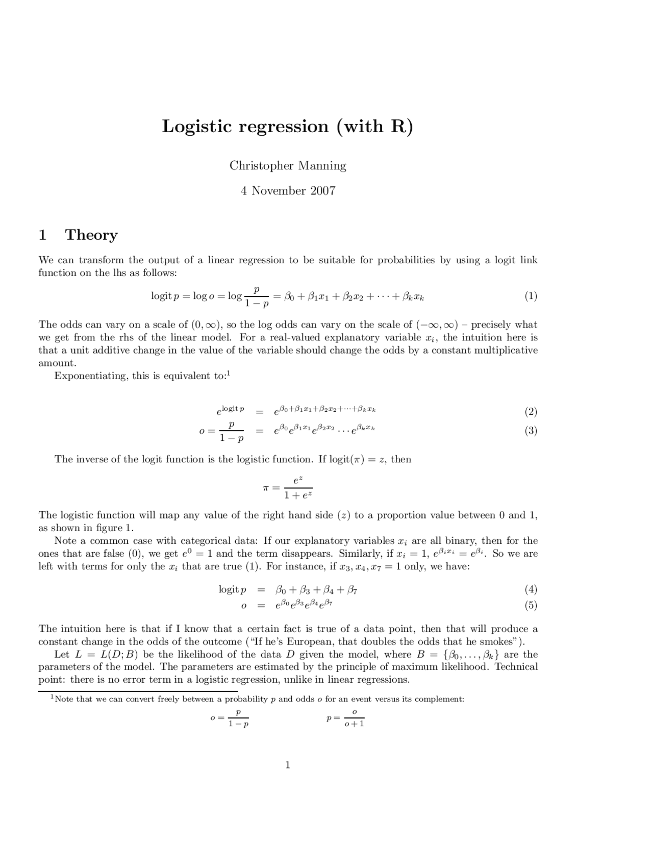Slide De Regressão Logística Slides Estatística Docsity