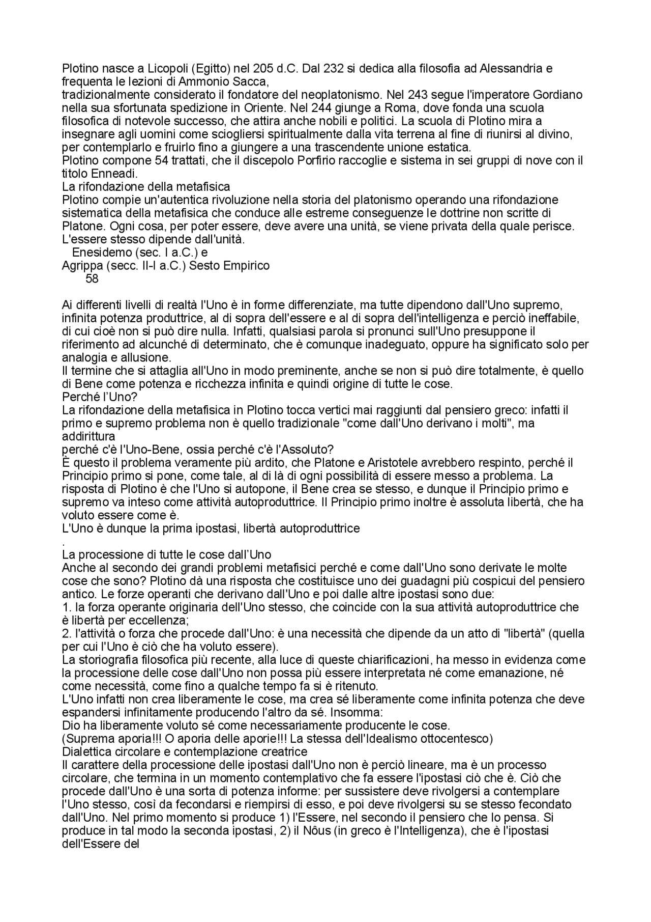 Filosofia Appunti Semplici Docsity