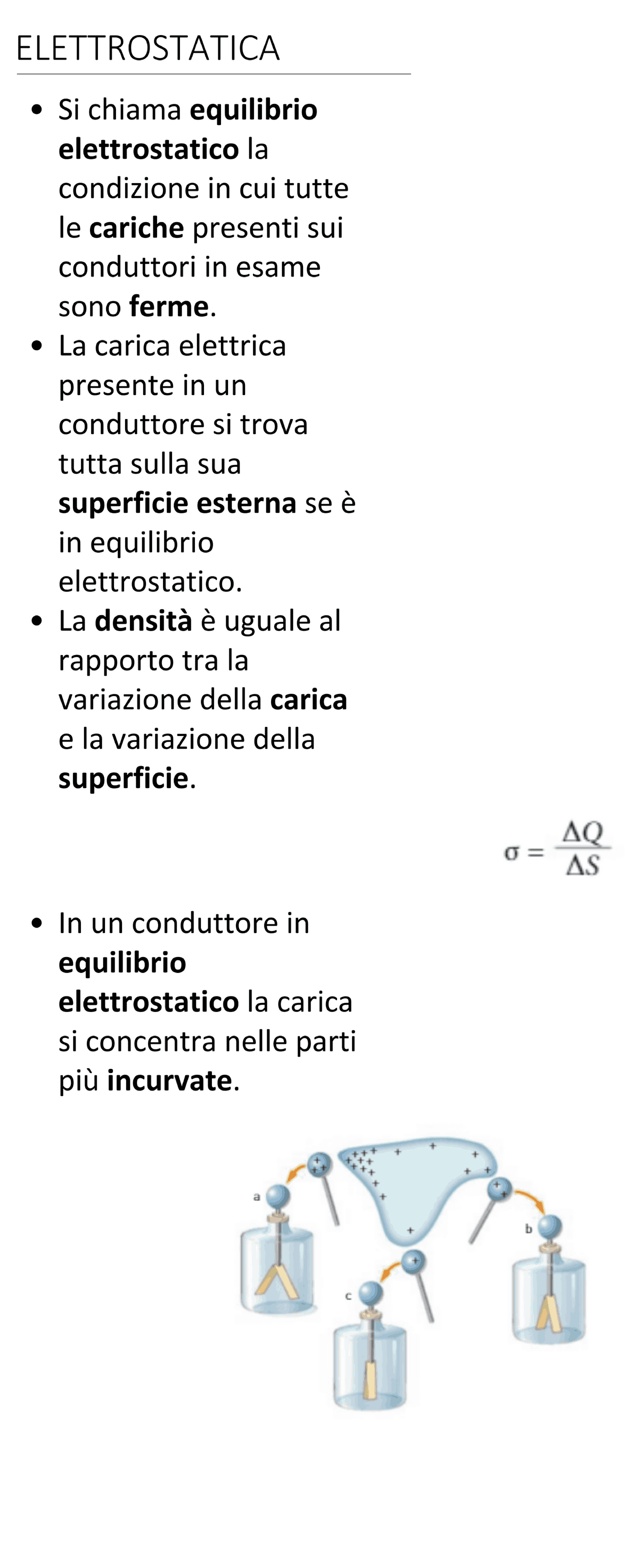 Riassunto Dellelettrostatica Docsity