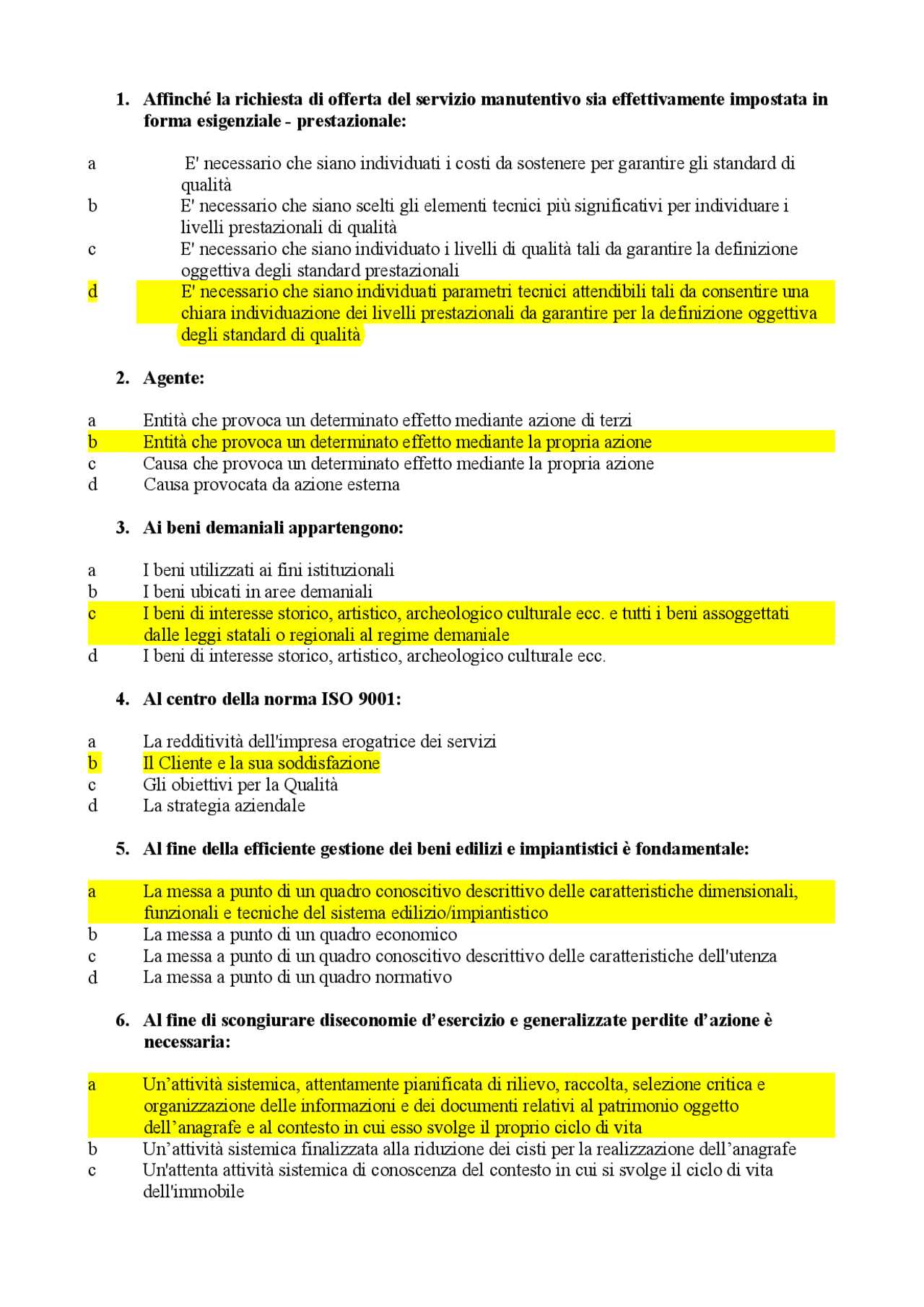 Facility management & Sicurezza - Domande aggiornate a Luglio 2022 | Panieri di Impianti ...