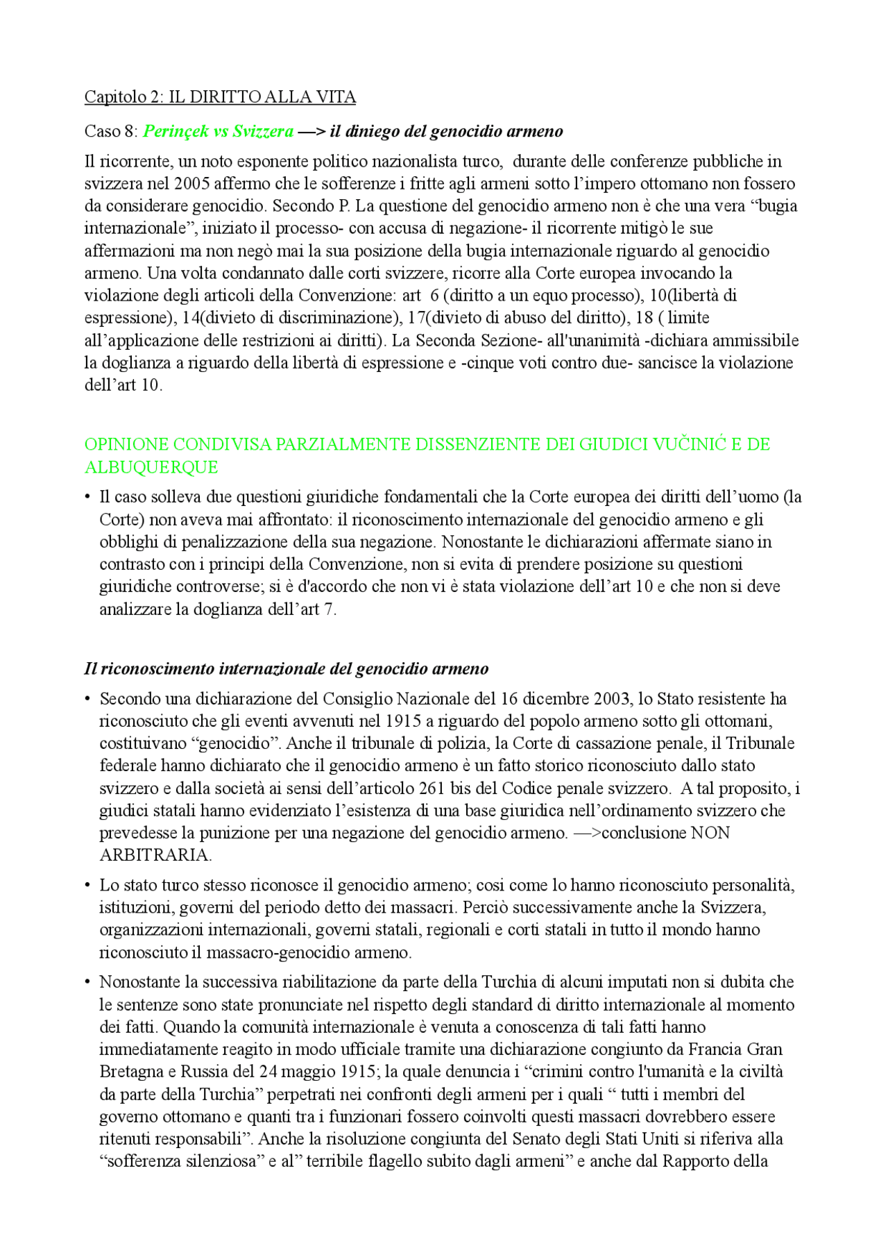 Riassunto Del Caso Numero 2 Diritto Pubblico Docsity
