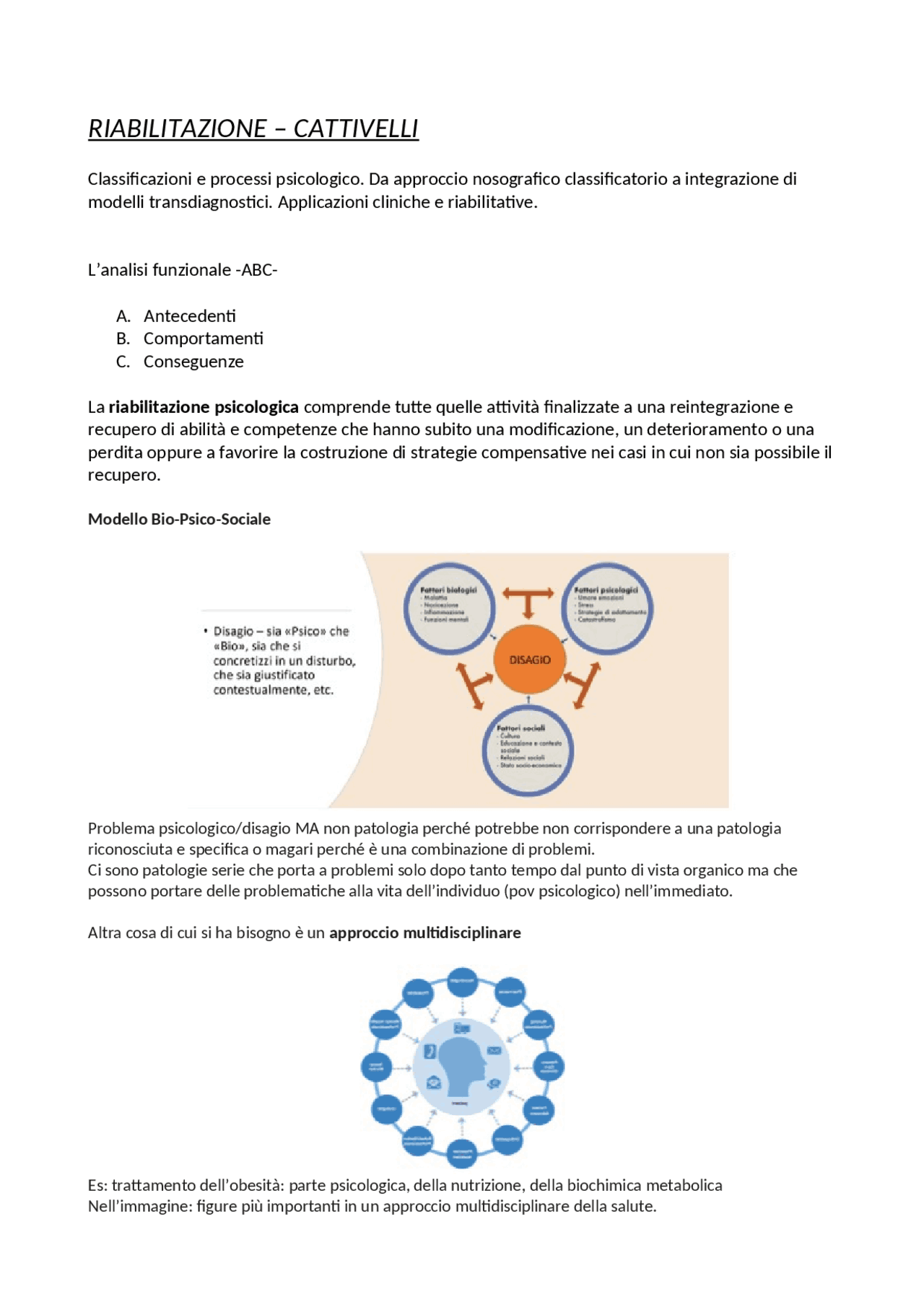 Appunti Vari Presi In Classe Docsity