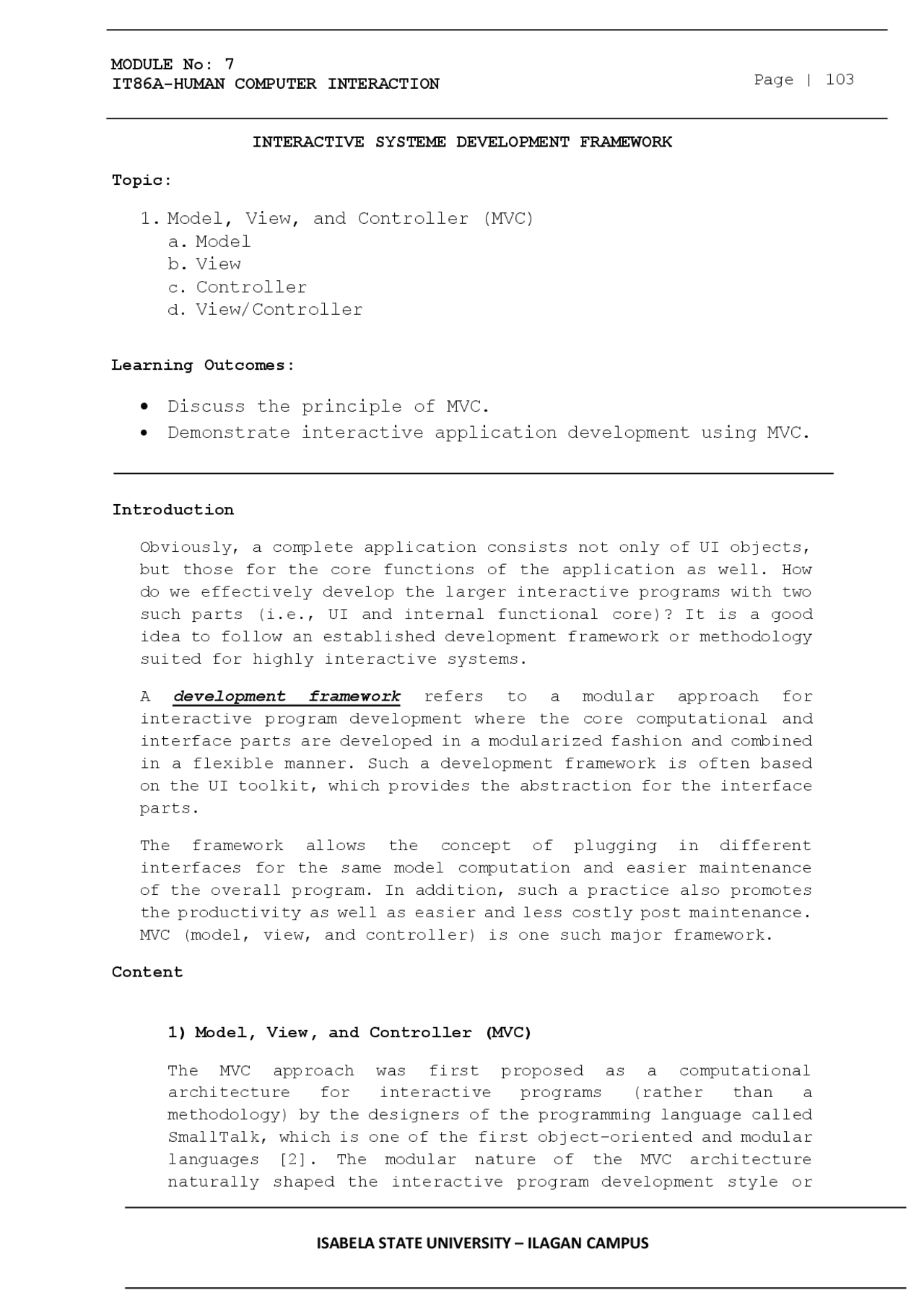 Human Computer Interactive Docsity