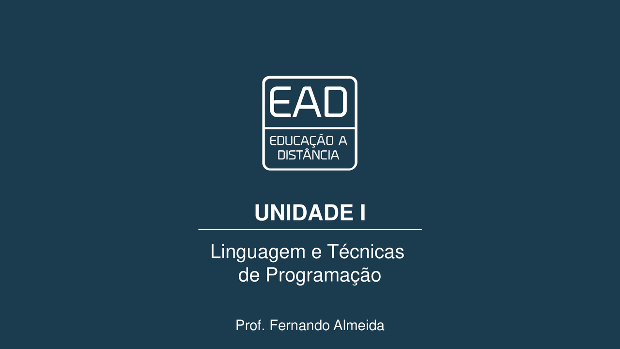 Slides Aula I Programação Docsity