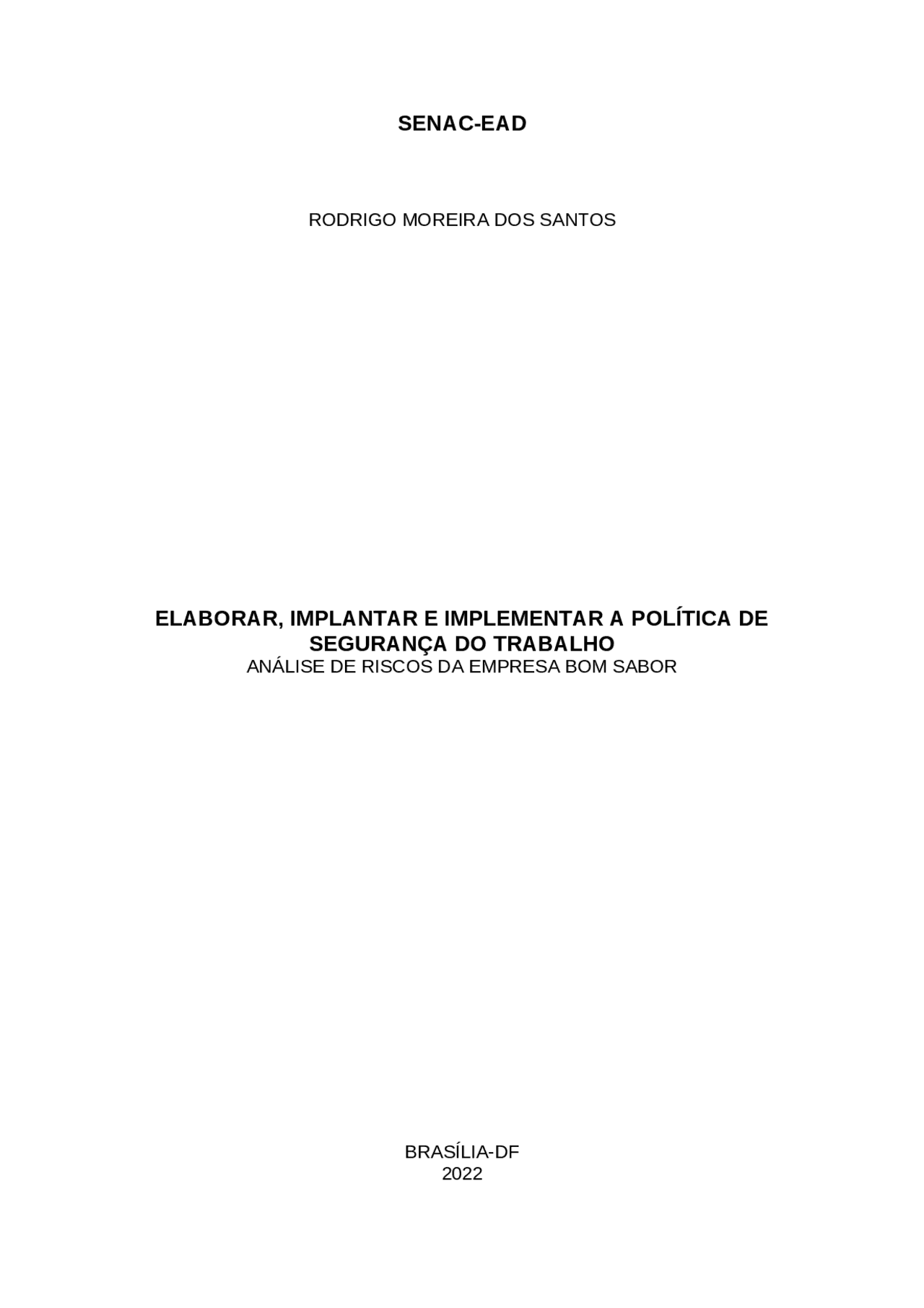 Aitividade 1 Uc 1 Tst Senac Exercícios Matérias Técnicas Docsity