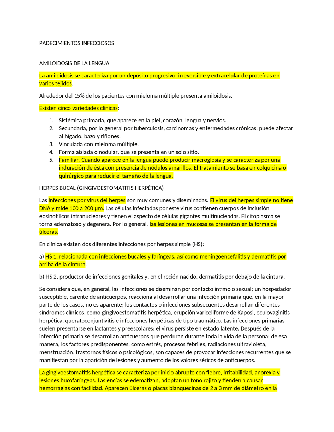 Otorrinobucal Resumen Resúmenes De Otorrinolaringología Docsity