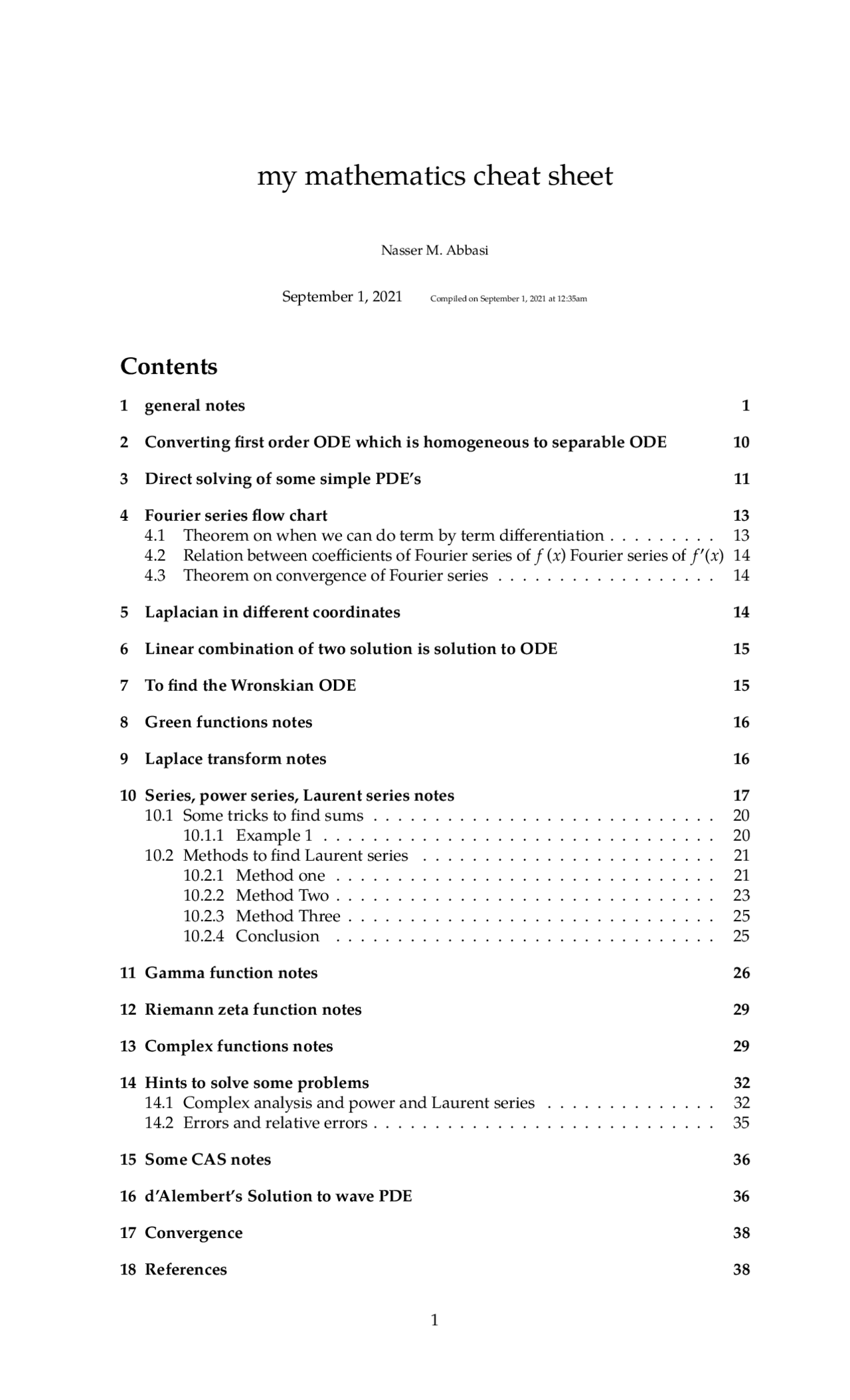 My Math Summary For School Zusammenfassungen Mathematik Docsity