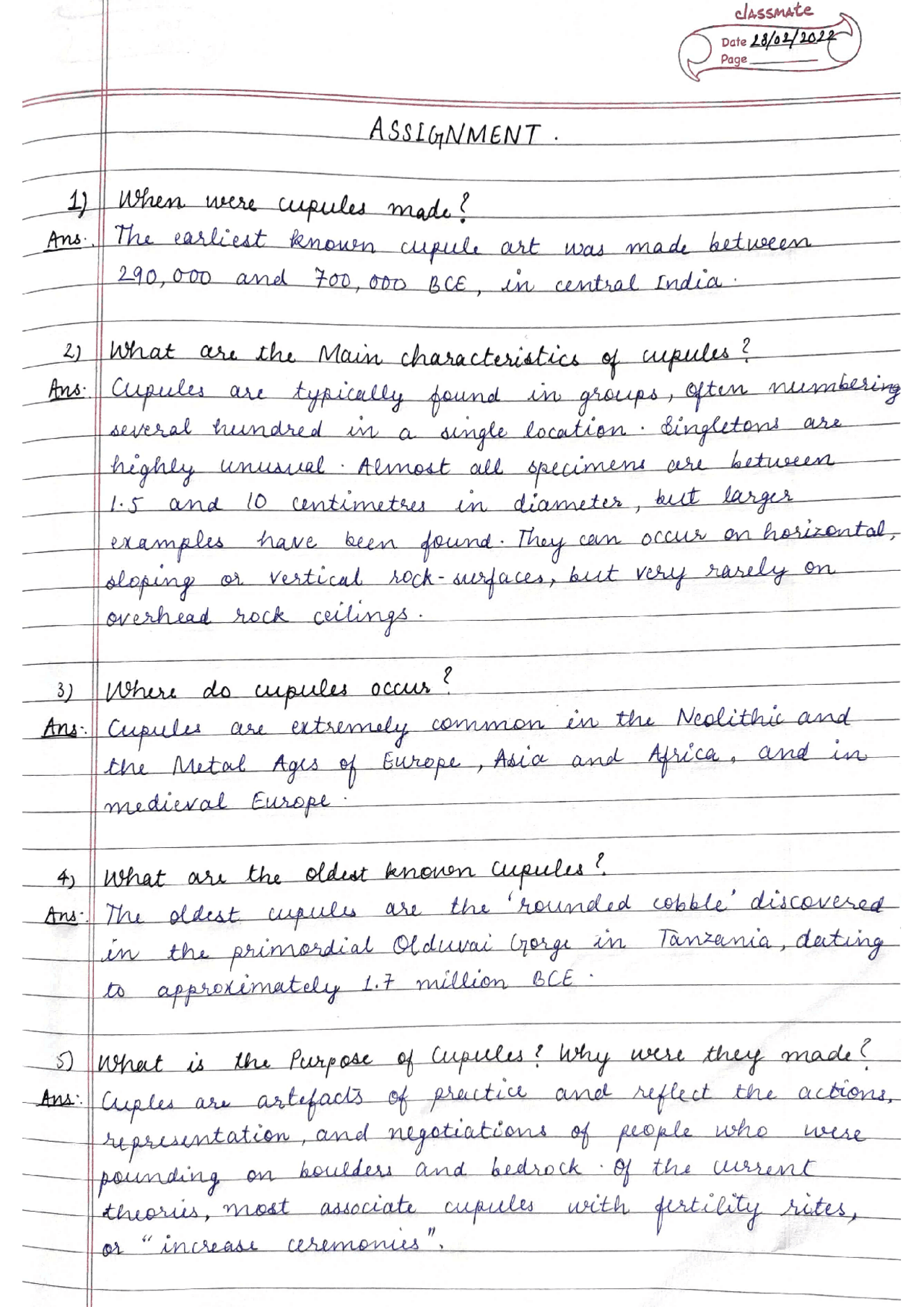 Indian art form assignment - Docsity