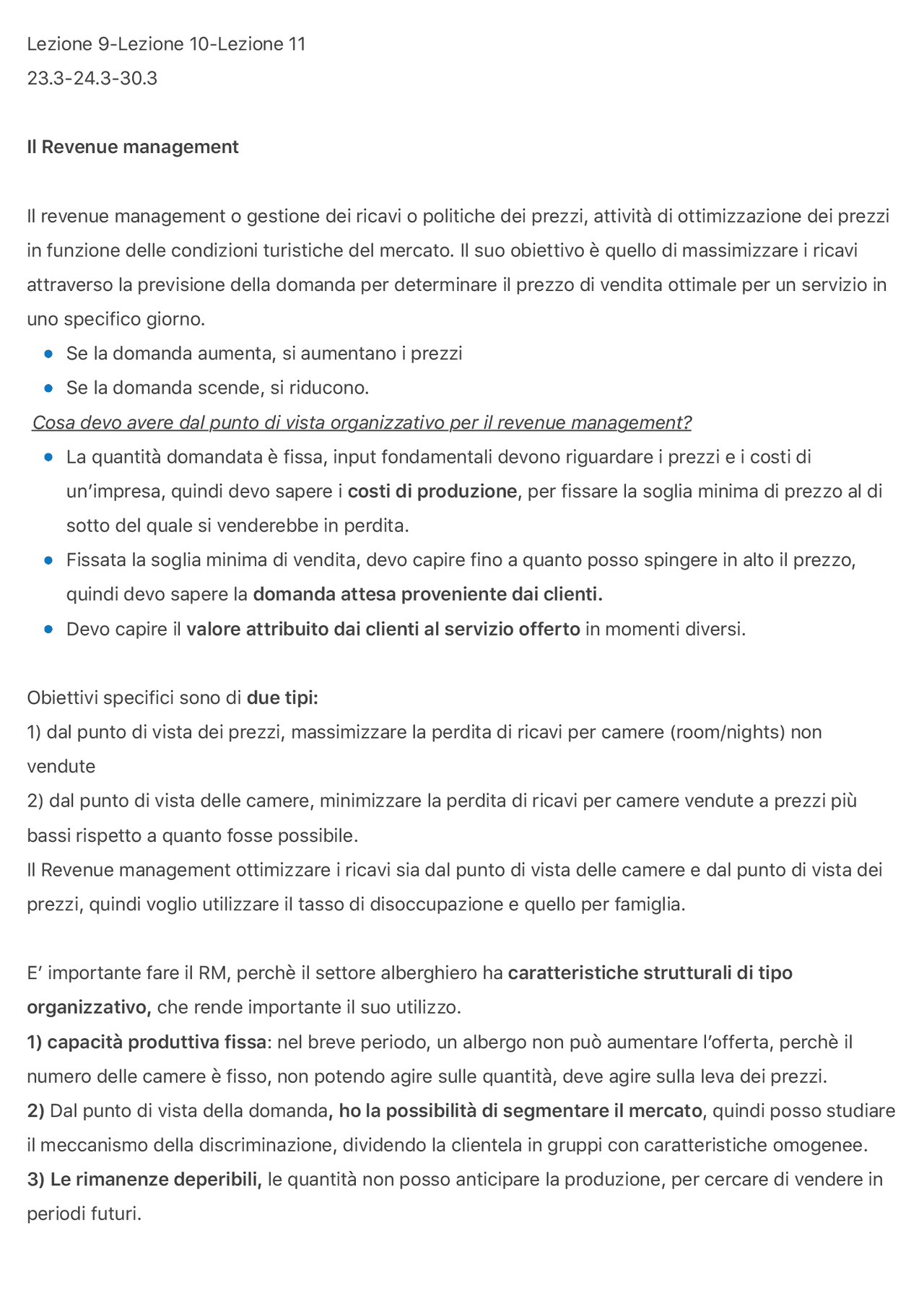 Appunti Completi Delle Lezioni Docsity