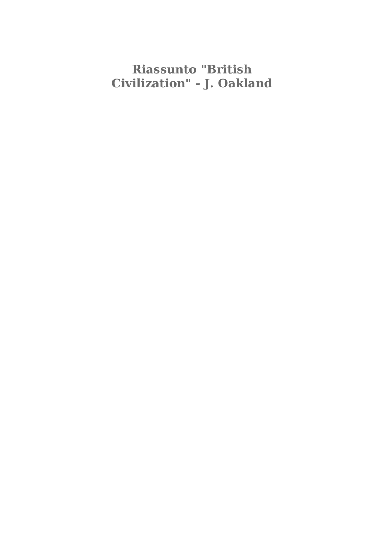 British Civilization An Introduction Oakland Mauk Docsity