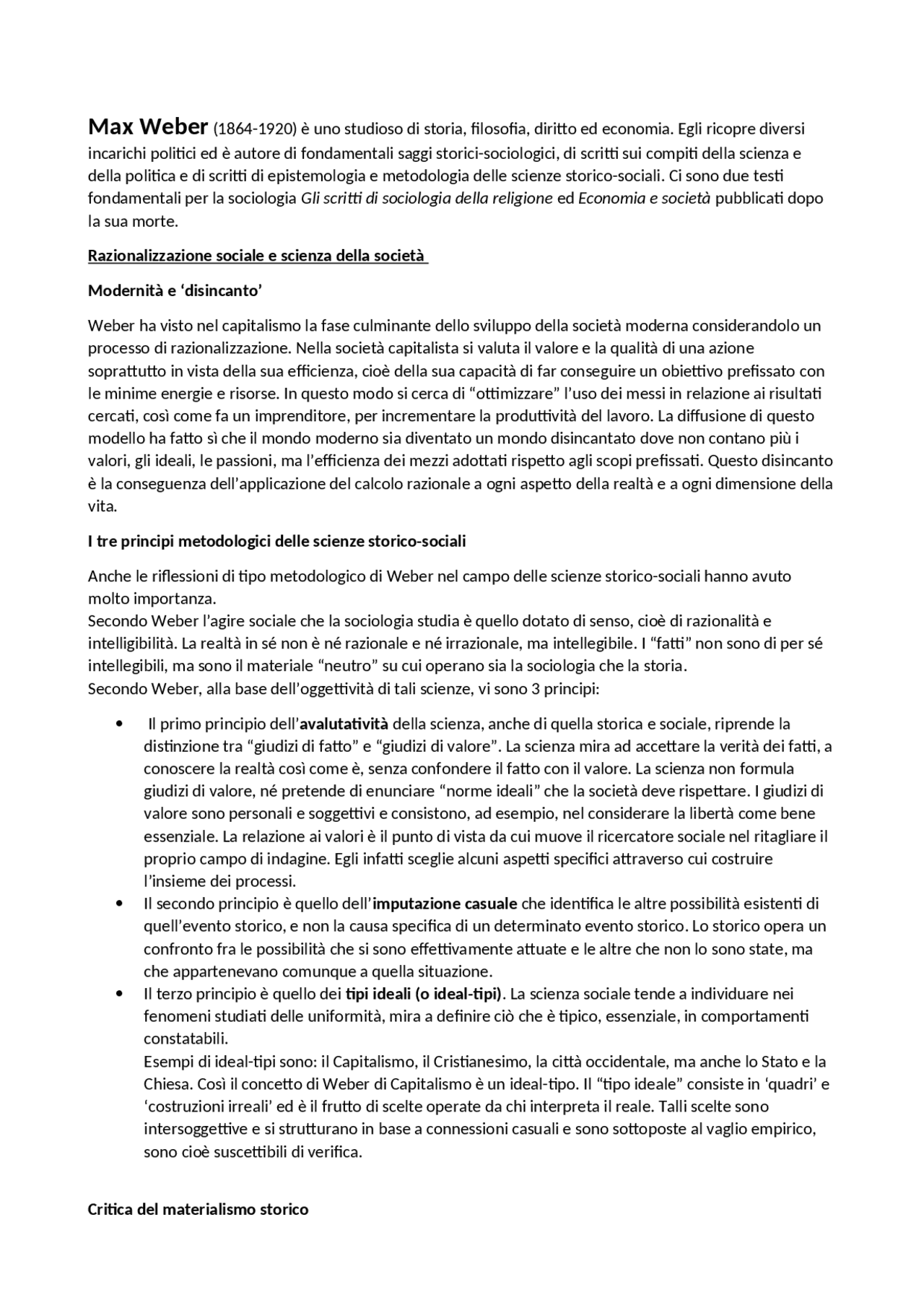 Filosofia Scienze Umane Docsity