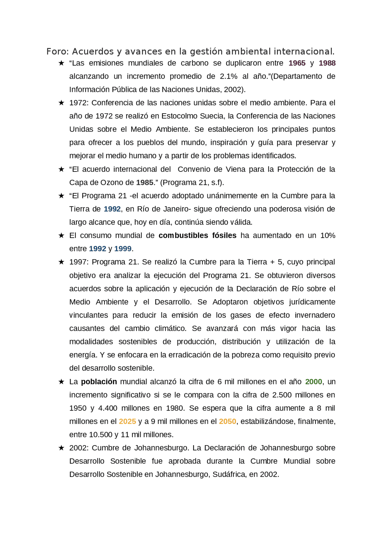 Desarrollo Sostenible Resúmenes De Desarrollo Sostenible Docsity