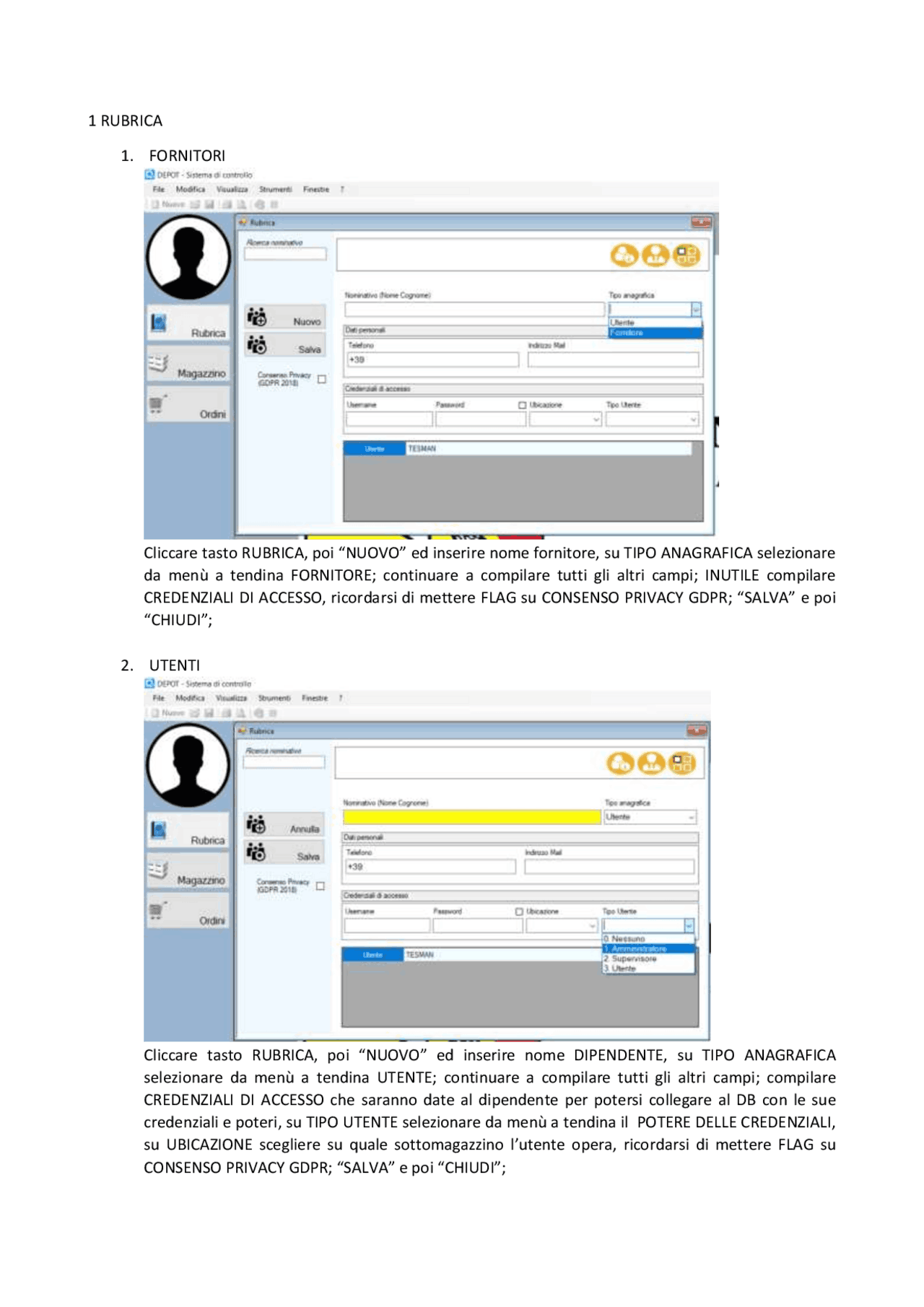 Manuale Del Software Appunti Di Informatica Docsity