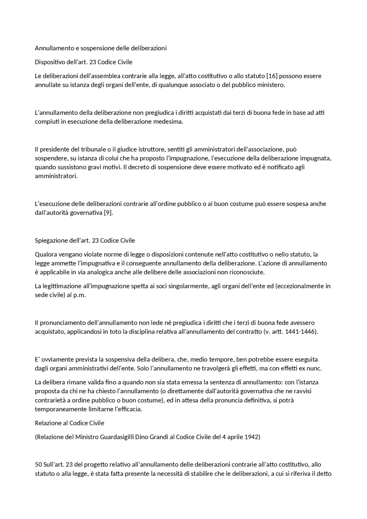 Norme Sugli Associati Docsity