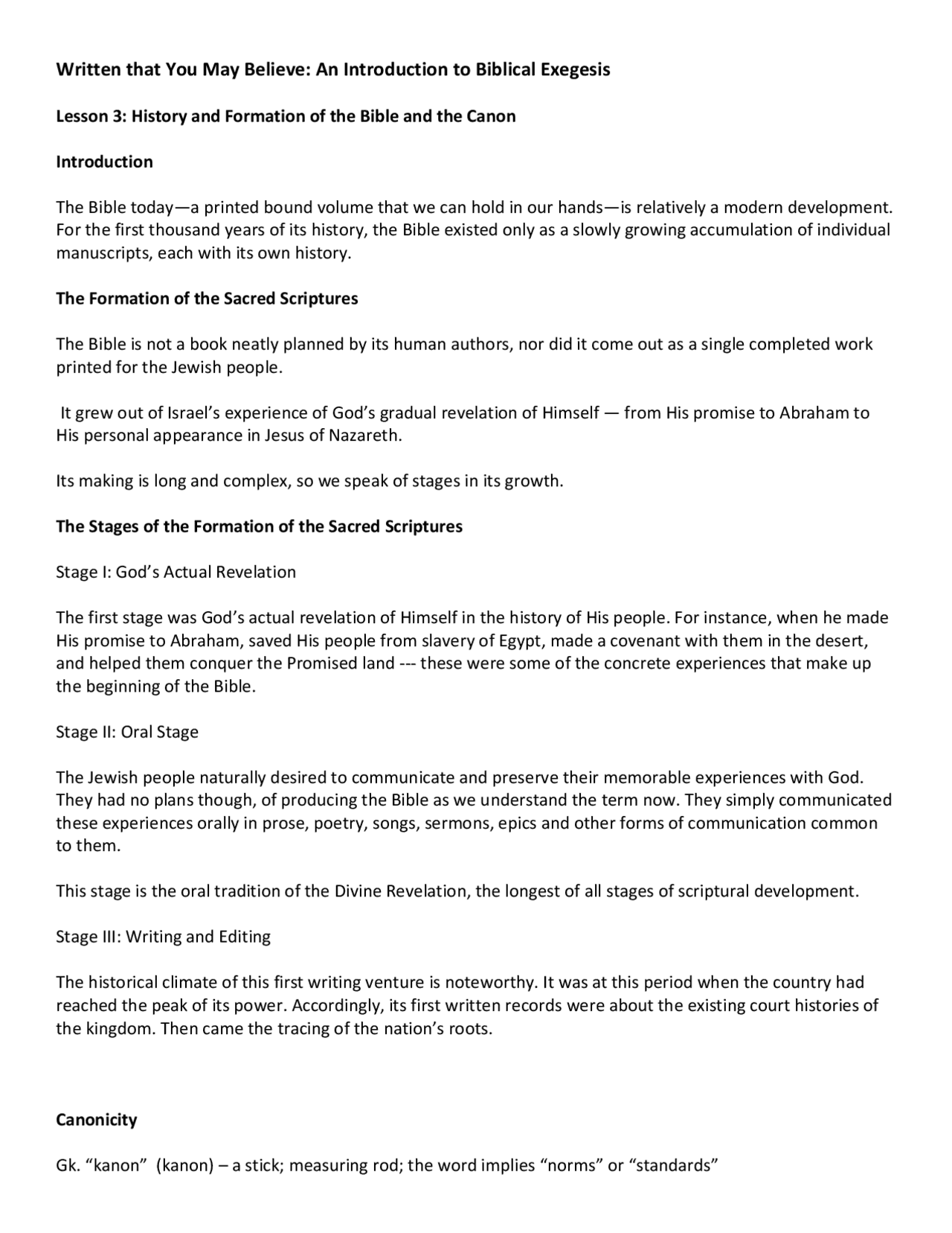 History and formation of the Bible and Canon | Essays (high school ...