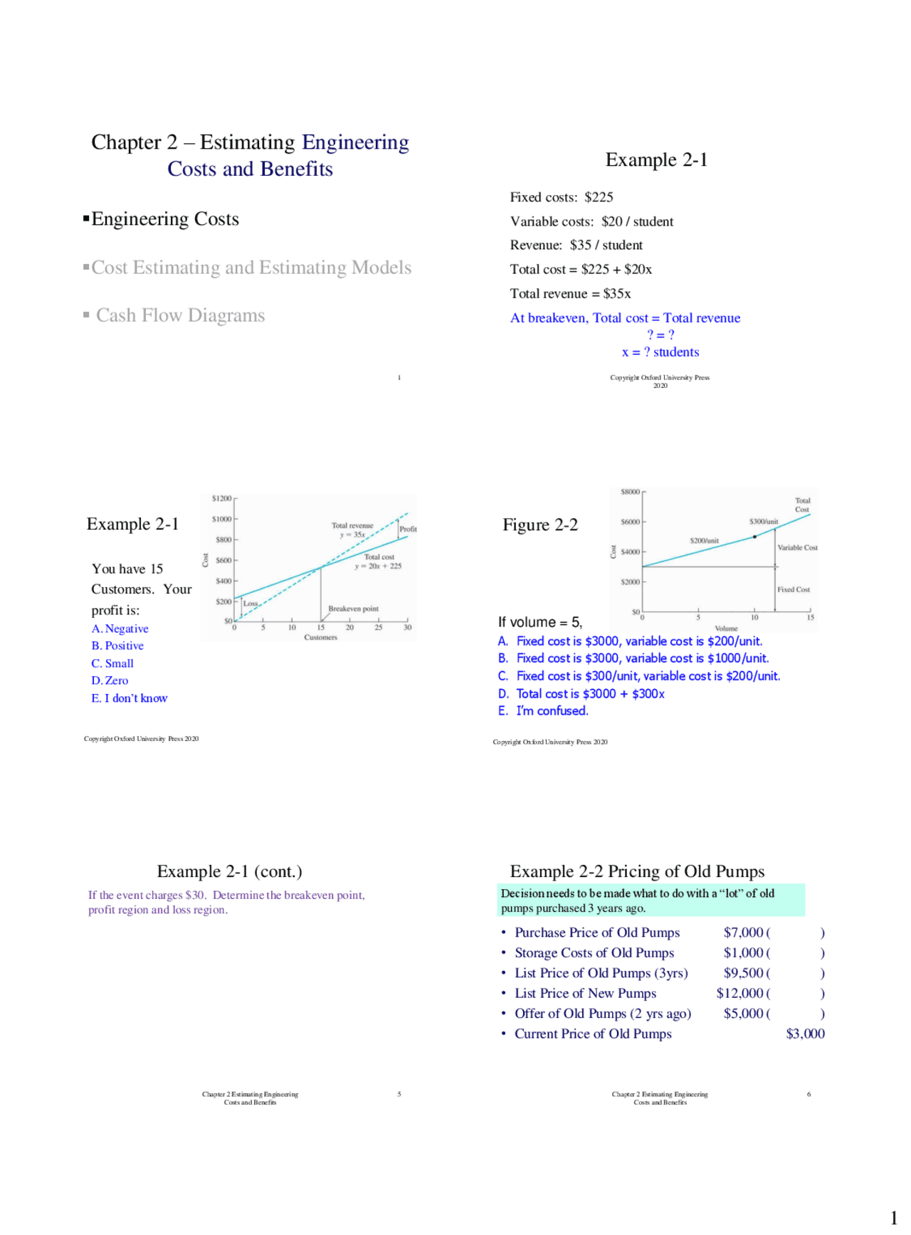 Exercise on how to properly determine if an engineering project will be ...