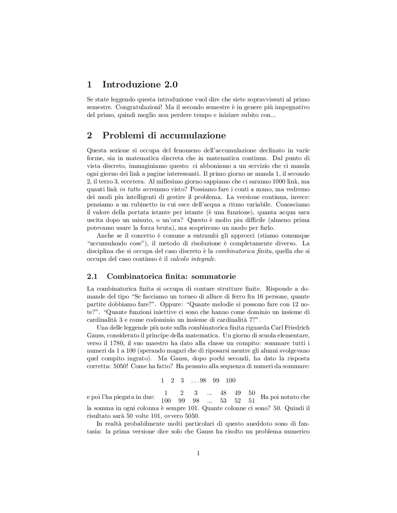 Dispense Di Matematica E Statistica Docsity