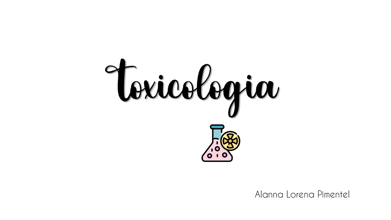 Toxicologia Conceitos Iniciais Docsity