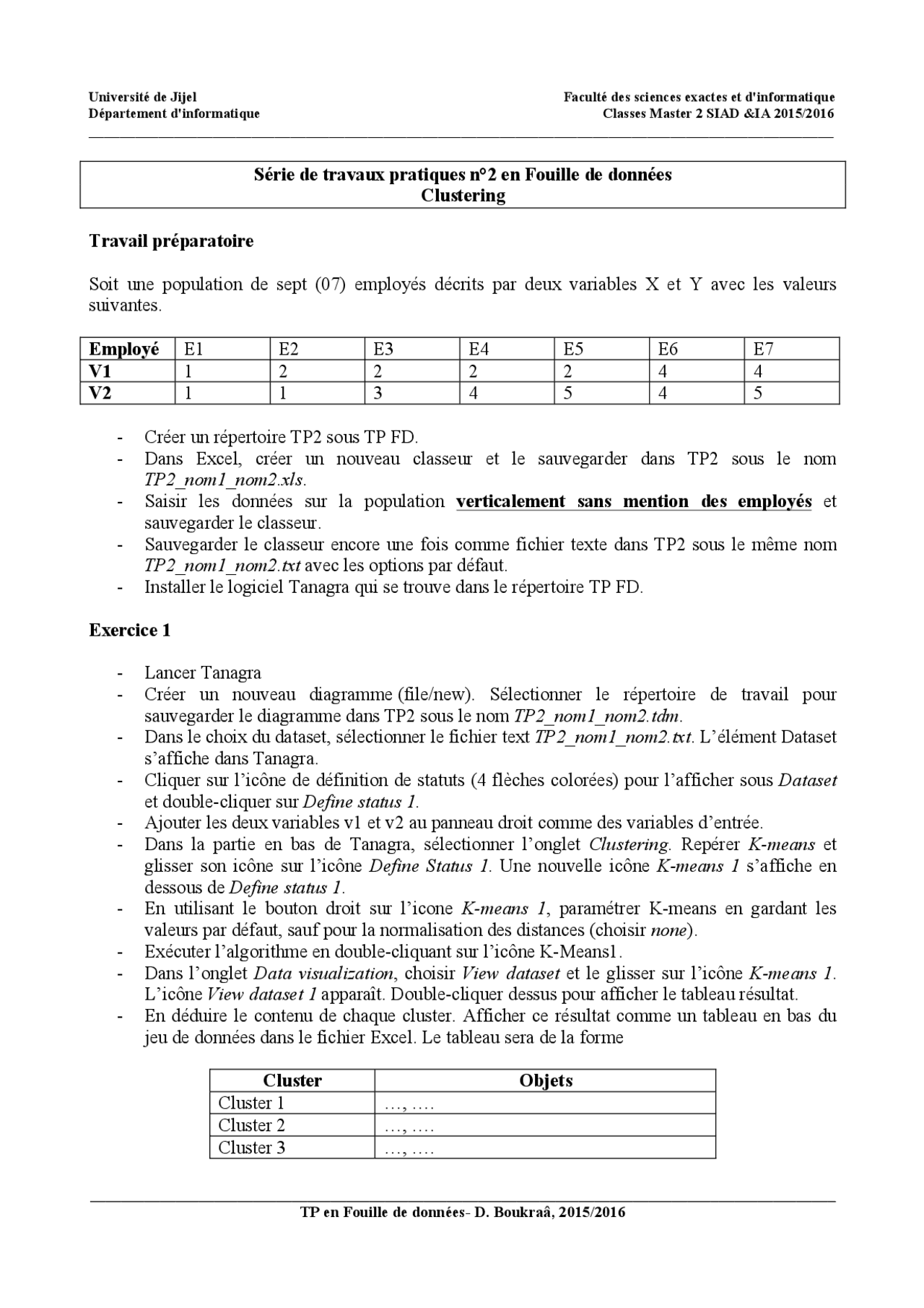 k-means clustering unsupervised learning | Lab Reports Applied Computing | Docsity