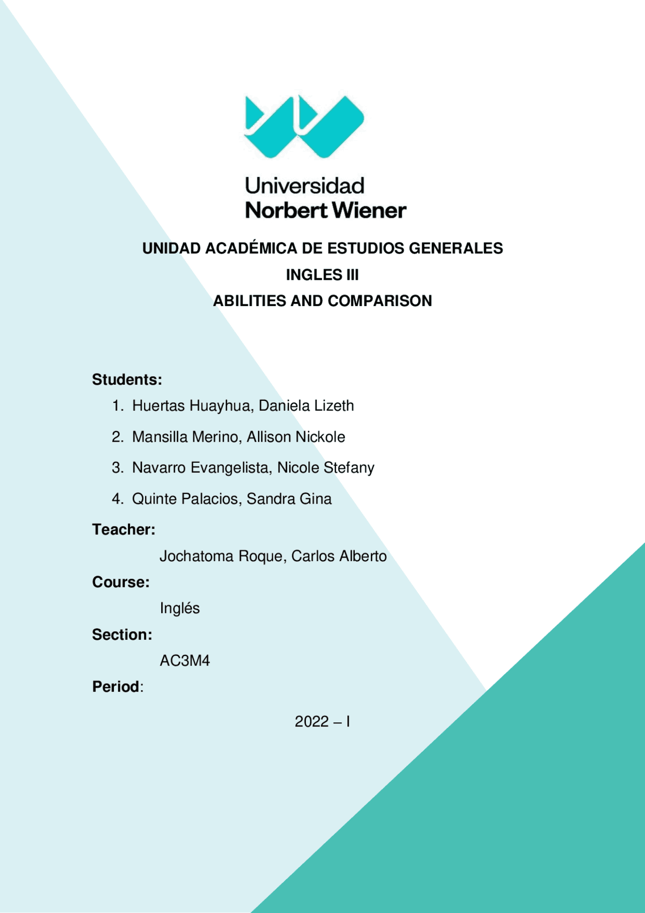 Ejercicios En Ingles Docsity