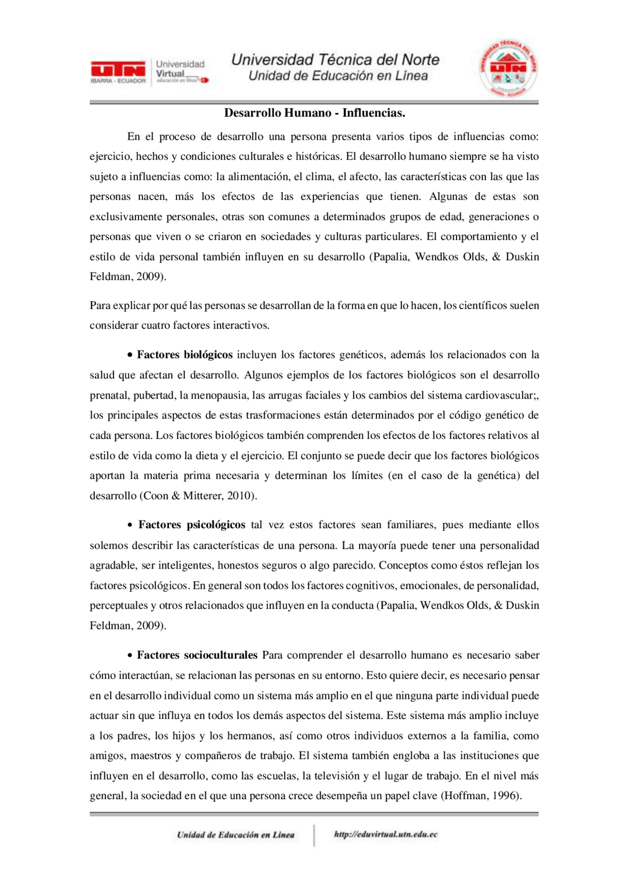 El Desarrollo Humano 2 Apuntes De Desarrollo Humano Docsity