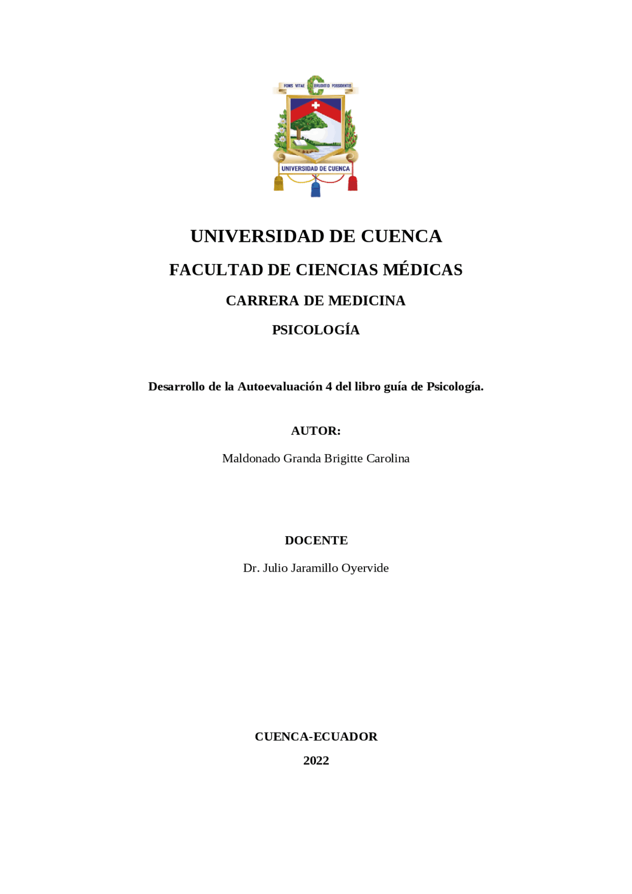 Autoevaluacion 4 Del Libro Docsity