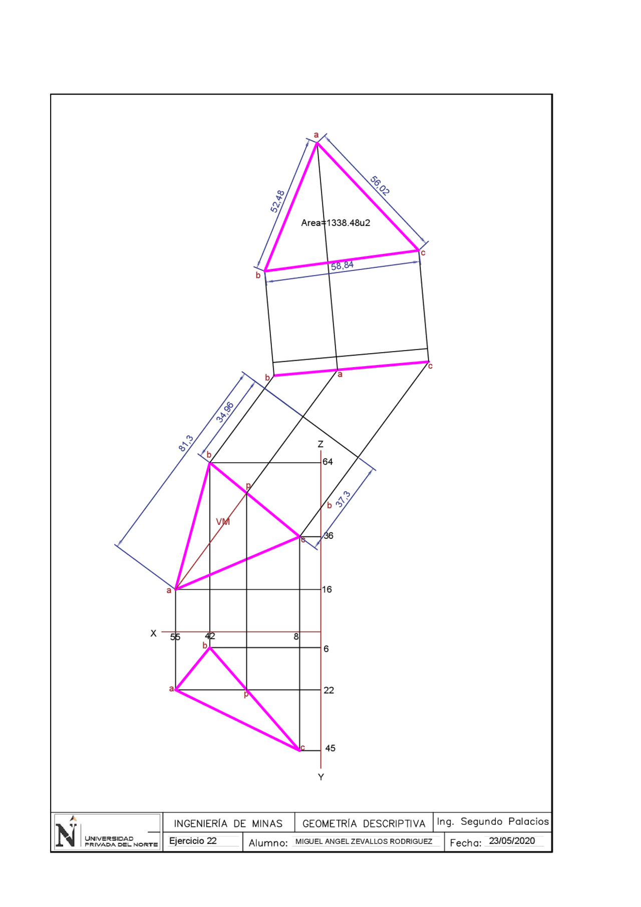 Geometria Descriptiva Practica Calificada Docsity