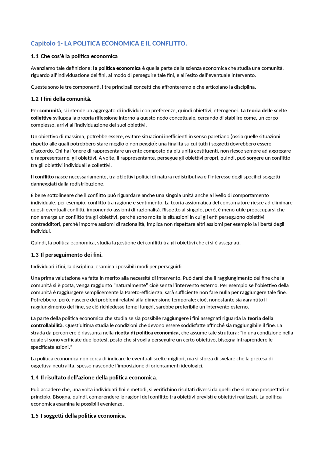 Riassunto Dei Primi 8 Capitoli Docsity