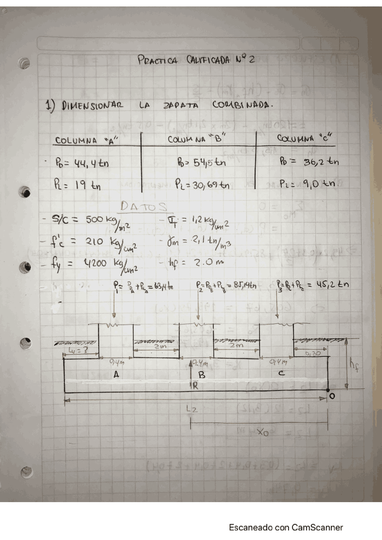 Practica Estructuras Ejercicios De Estructuras Y Materiales Docsity