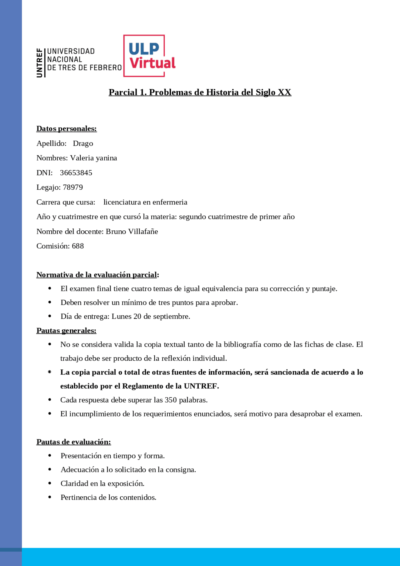 Parcial De Informática Docsity